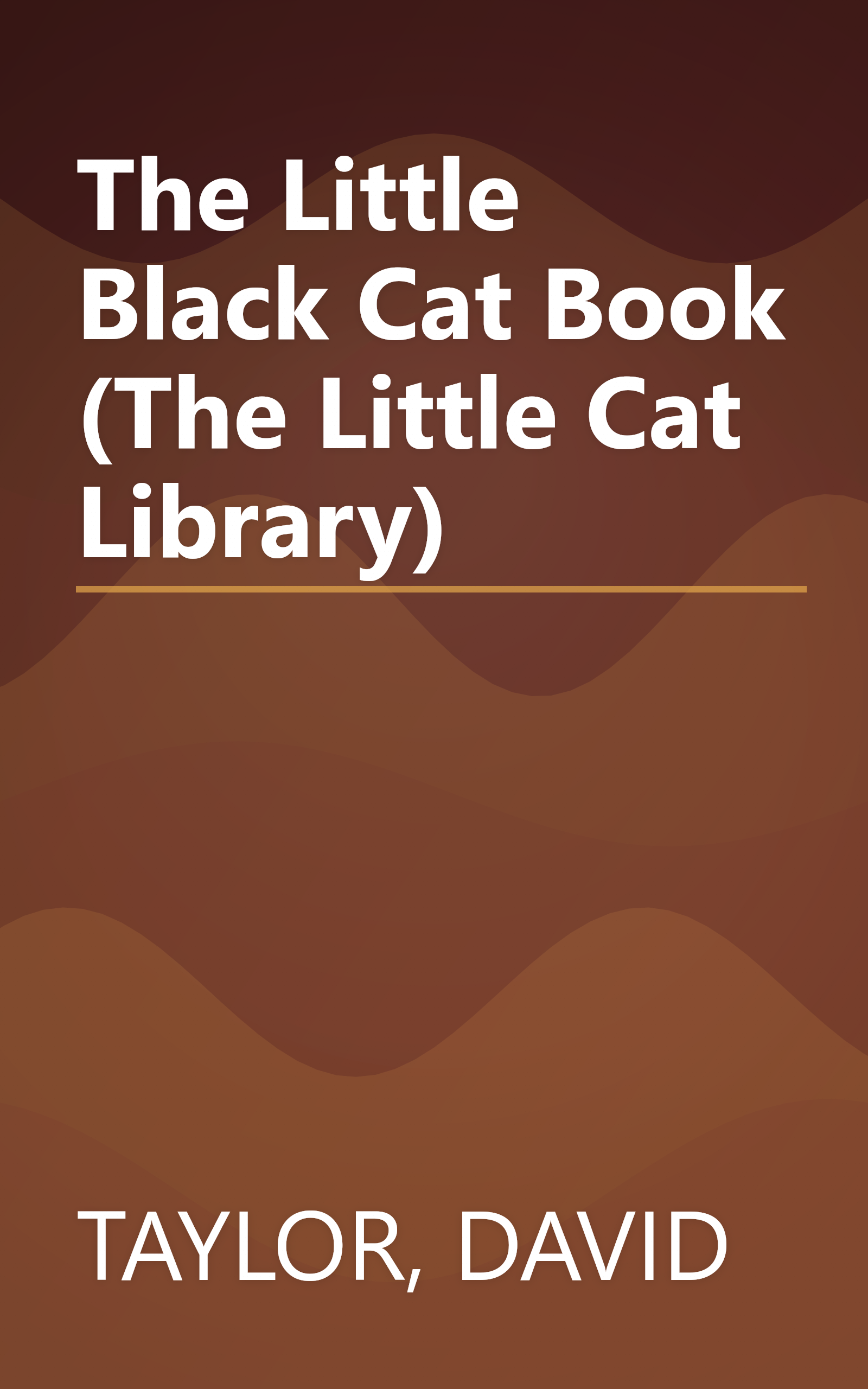 The Little Black Cat Book (The Little Cat Library) book cover
