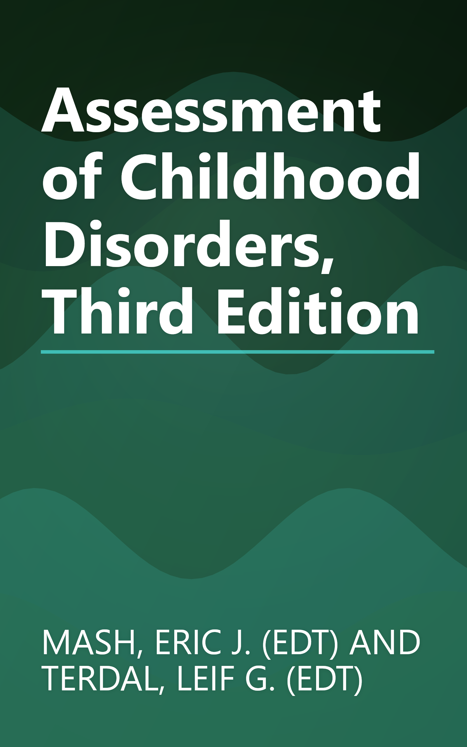 Assessment of Childhood Disorders, Third Edition book cover