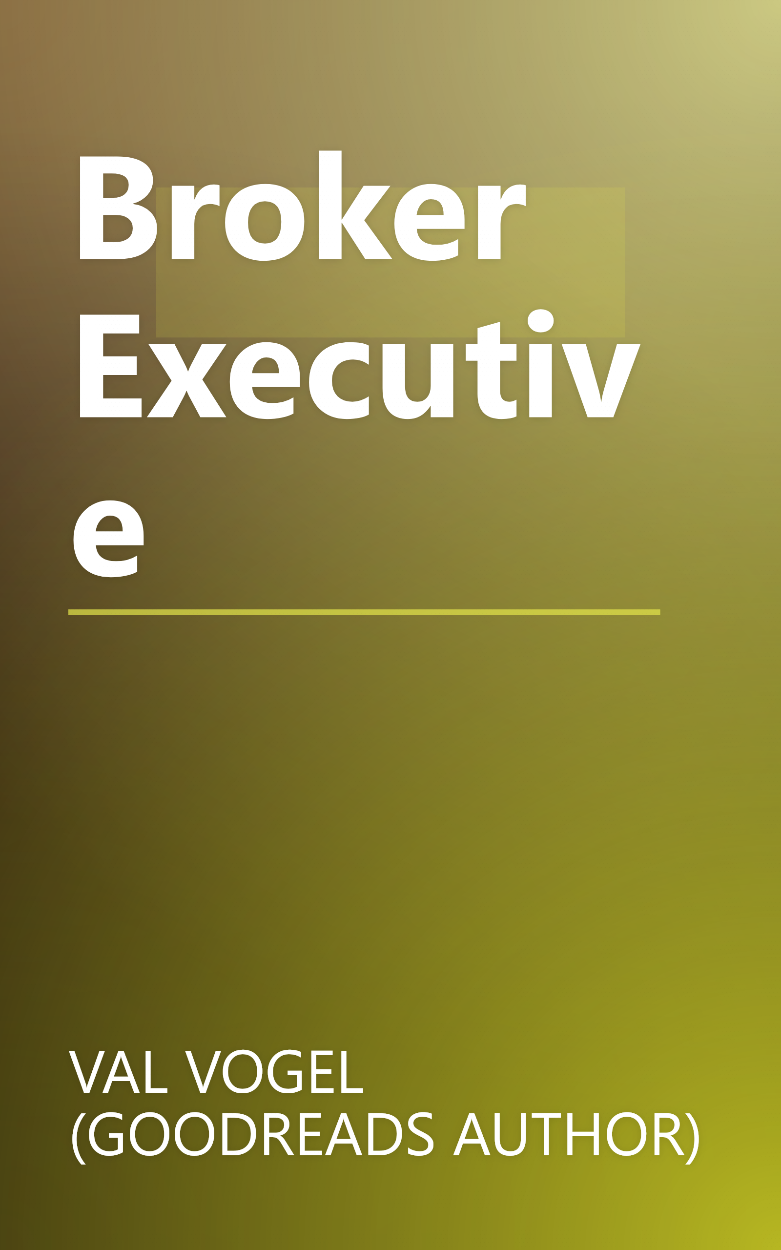 Broker Executive book cover