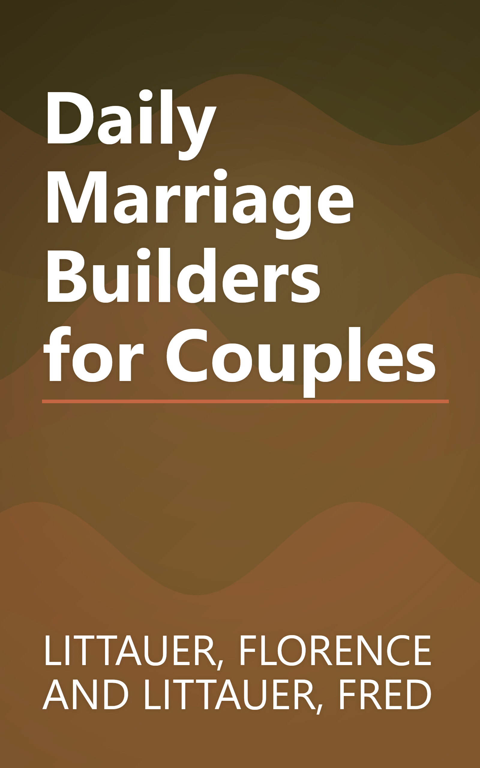 Daily Marriage Builders for Couples book cover