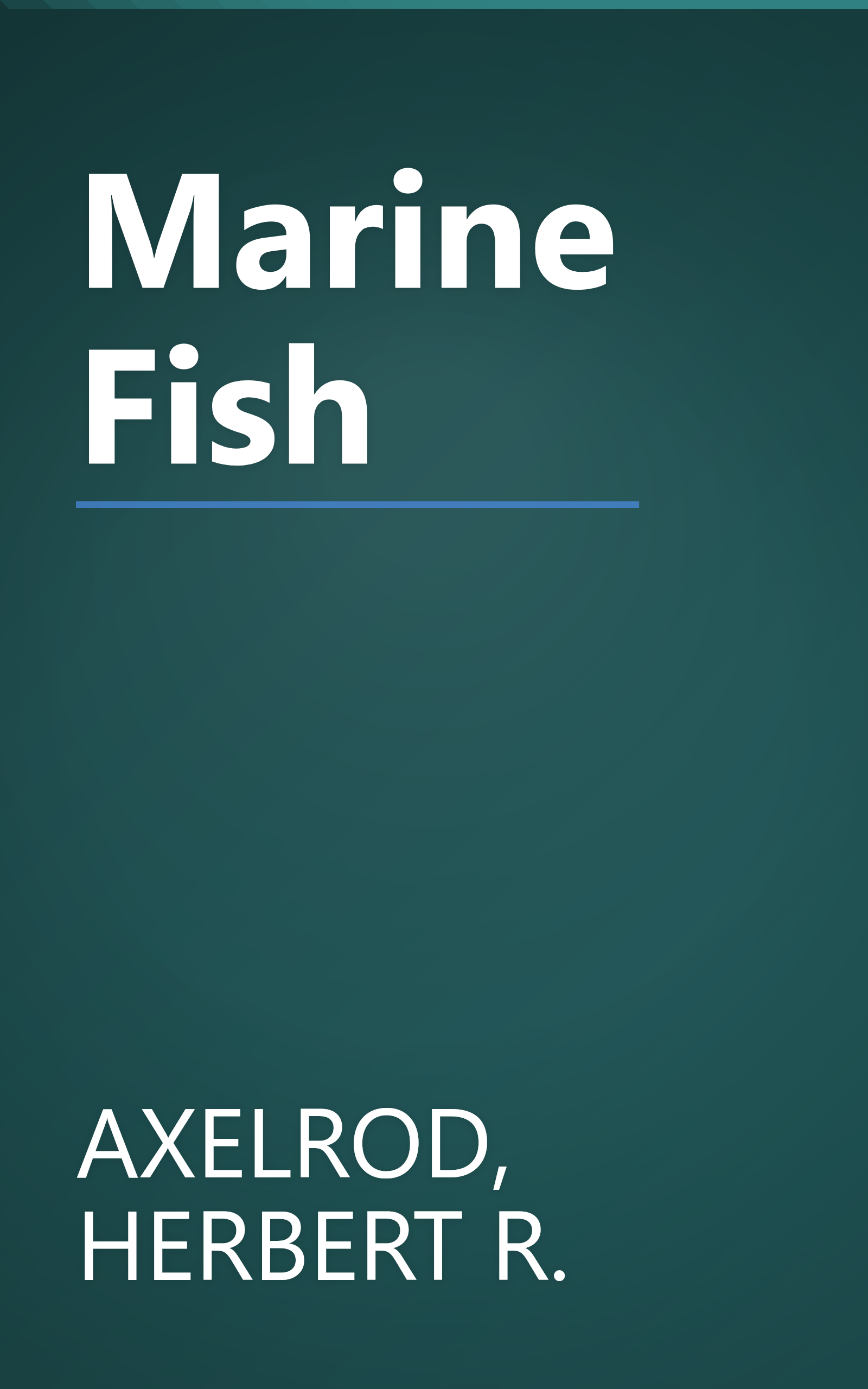 Marine Fish book cover