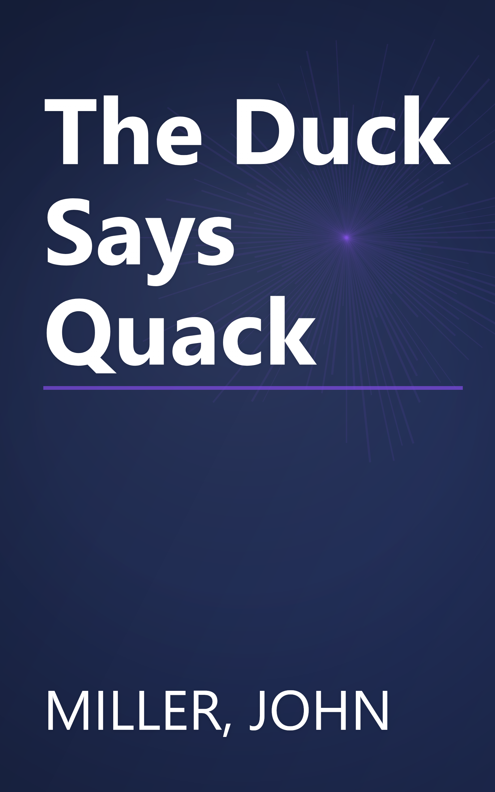 The Duck Says Quack book cover