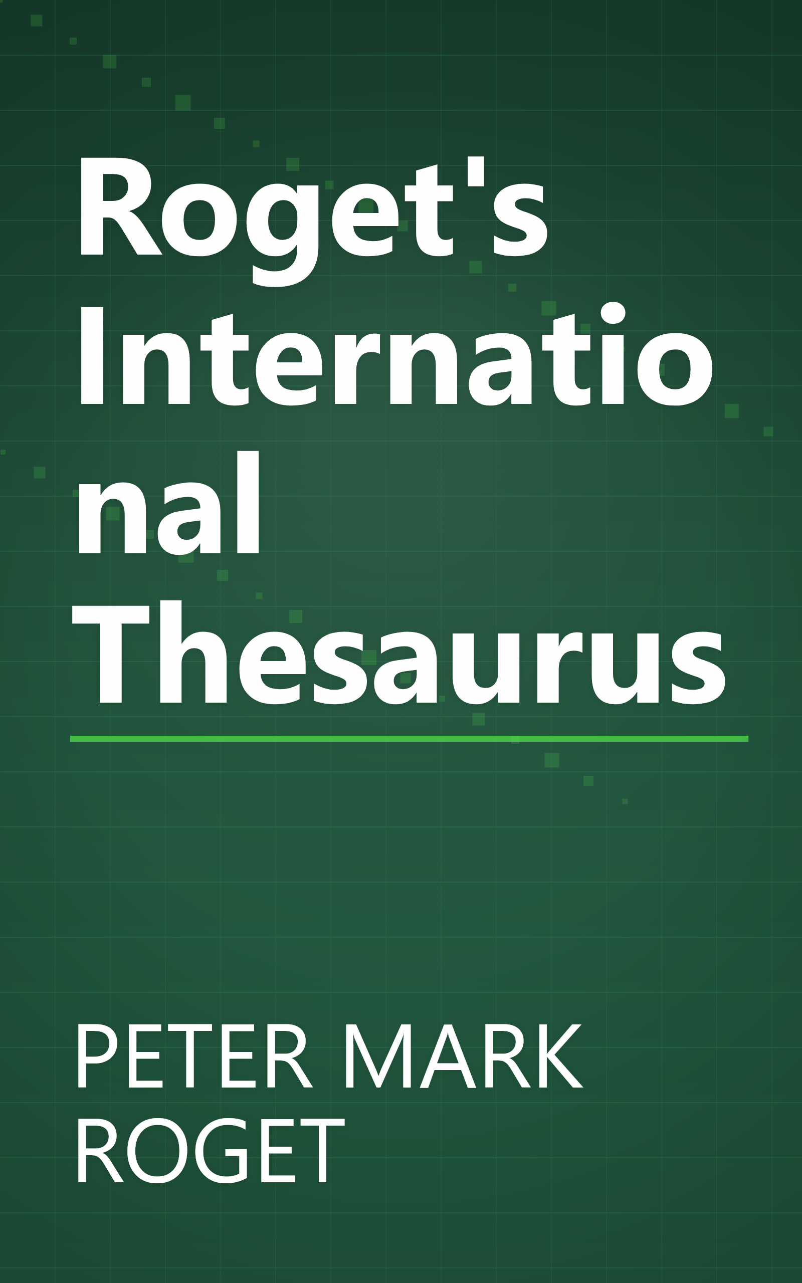 Roget's International Thesaurus book cover