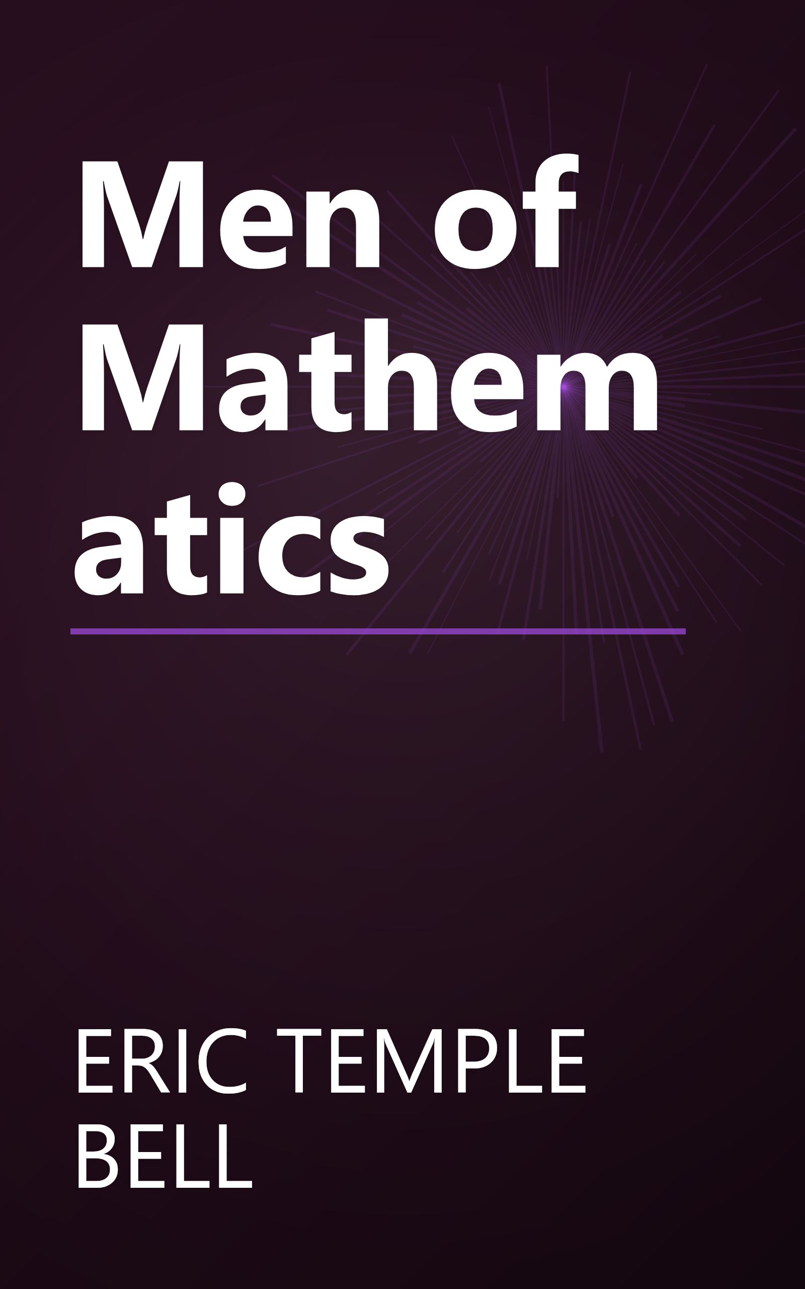 Men of Mathematics book cover