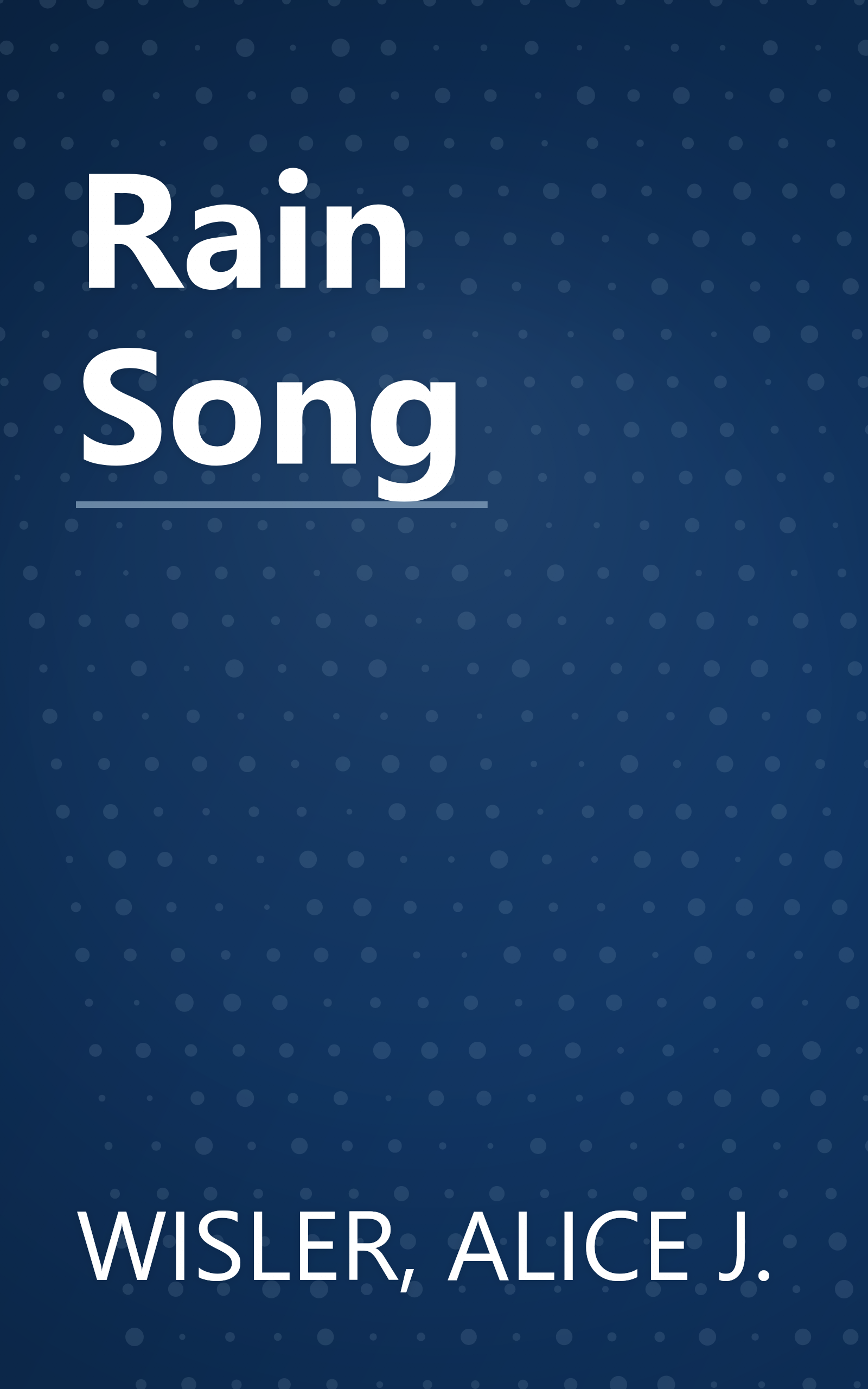 Rain Song book cover