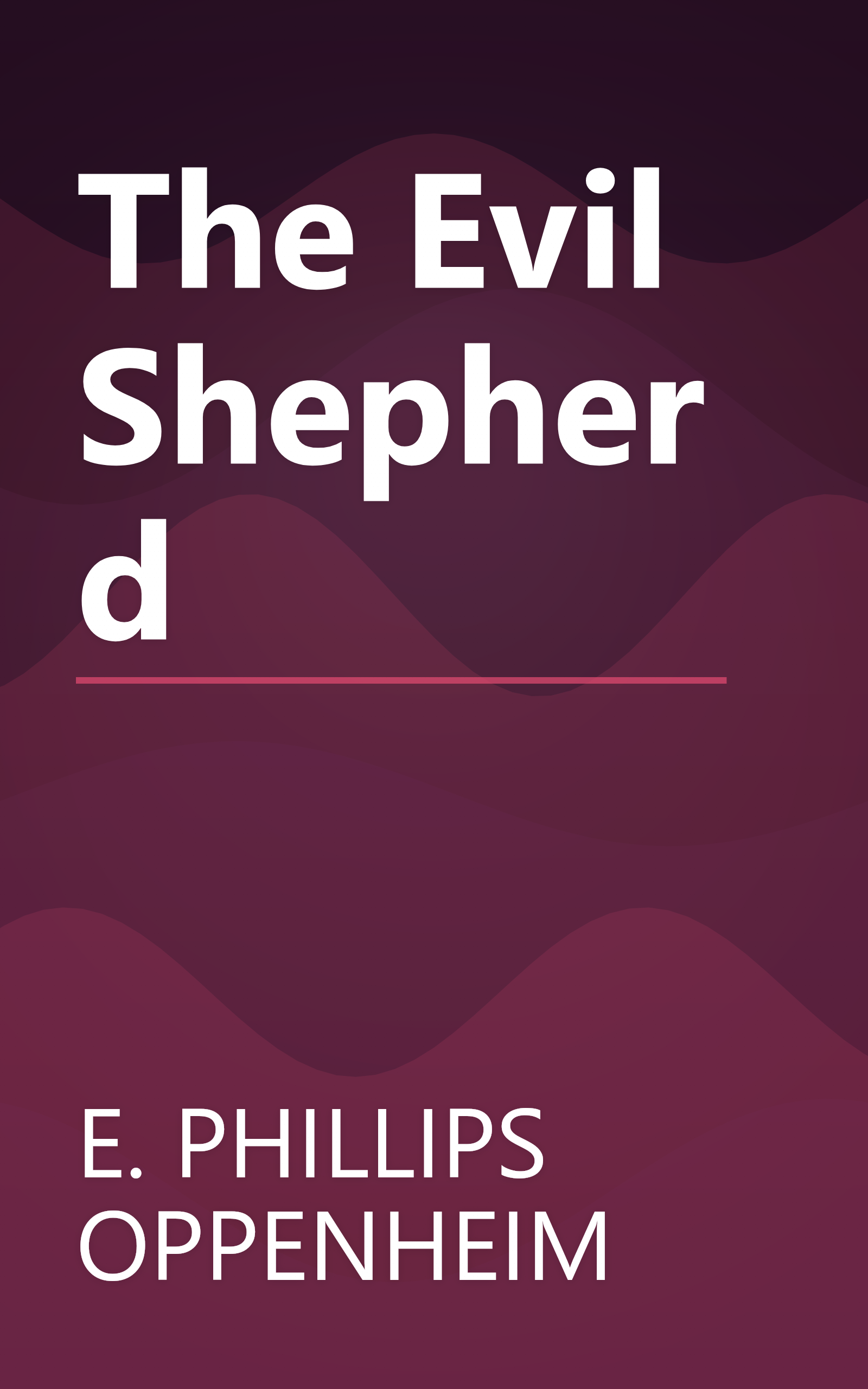 The Evil Shepherd book cover
