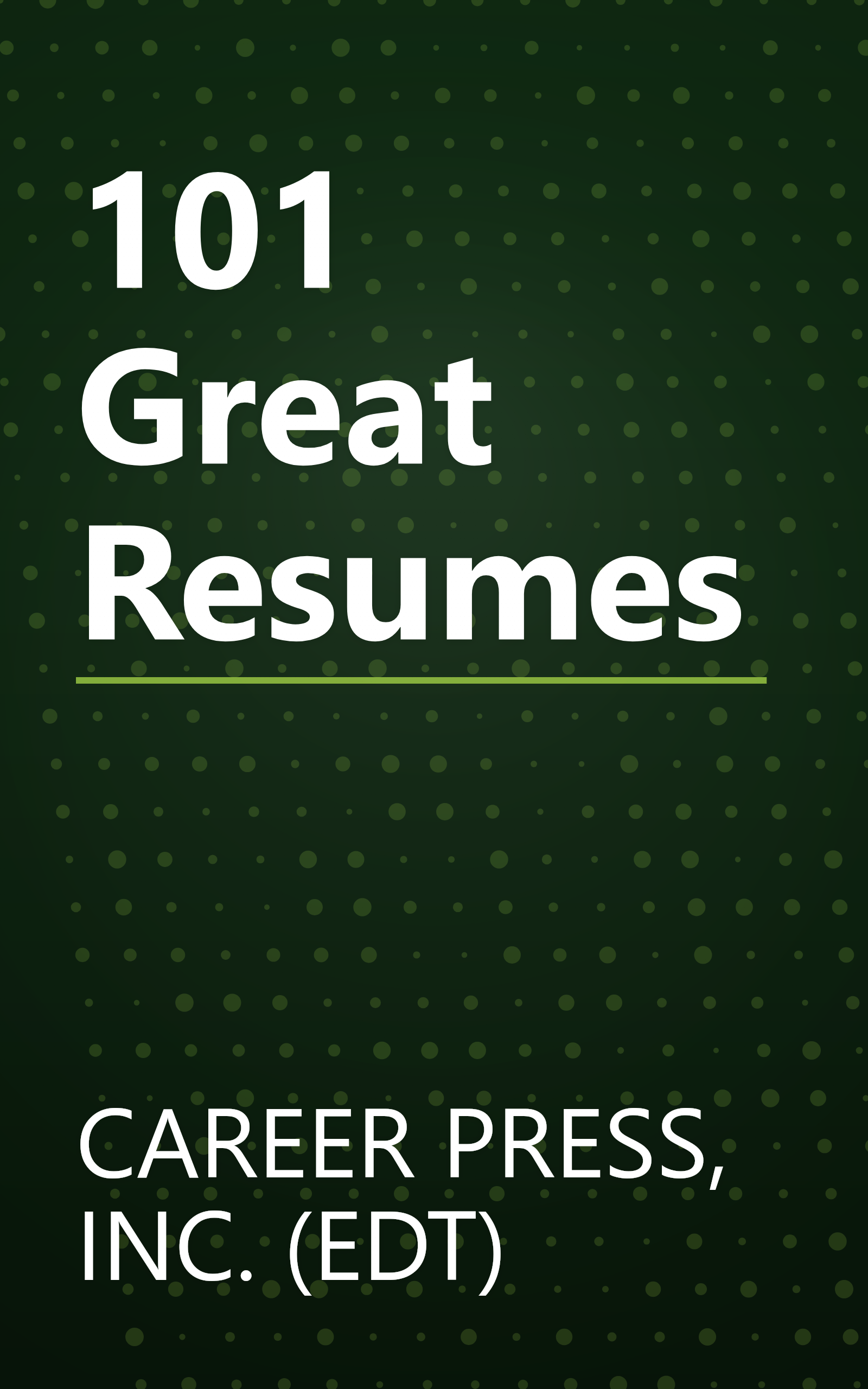 101 Great Resumes book cover