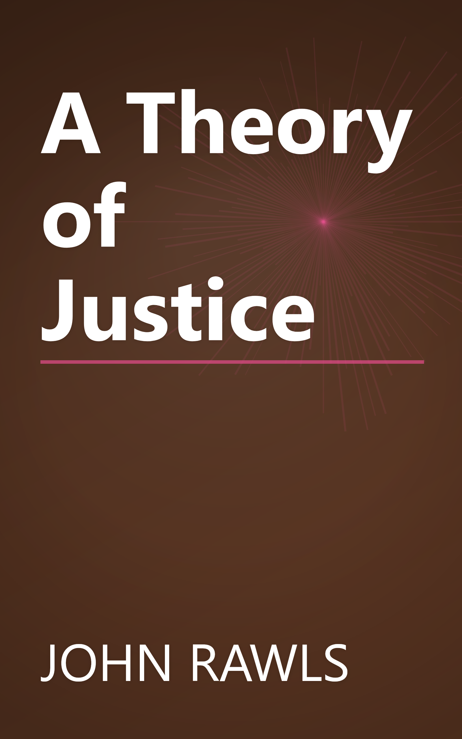 A Theory of Justice book cover