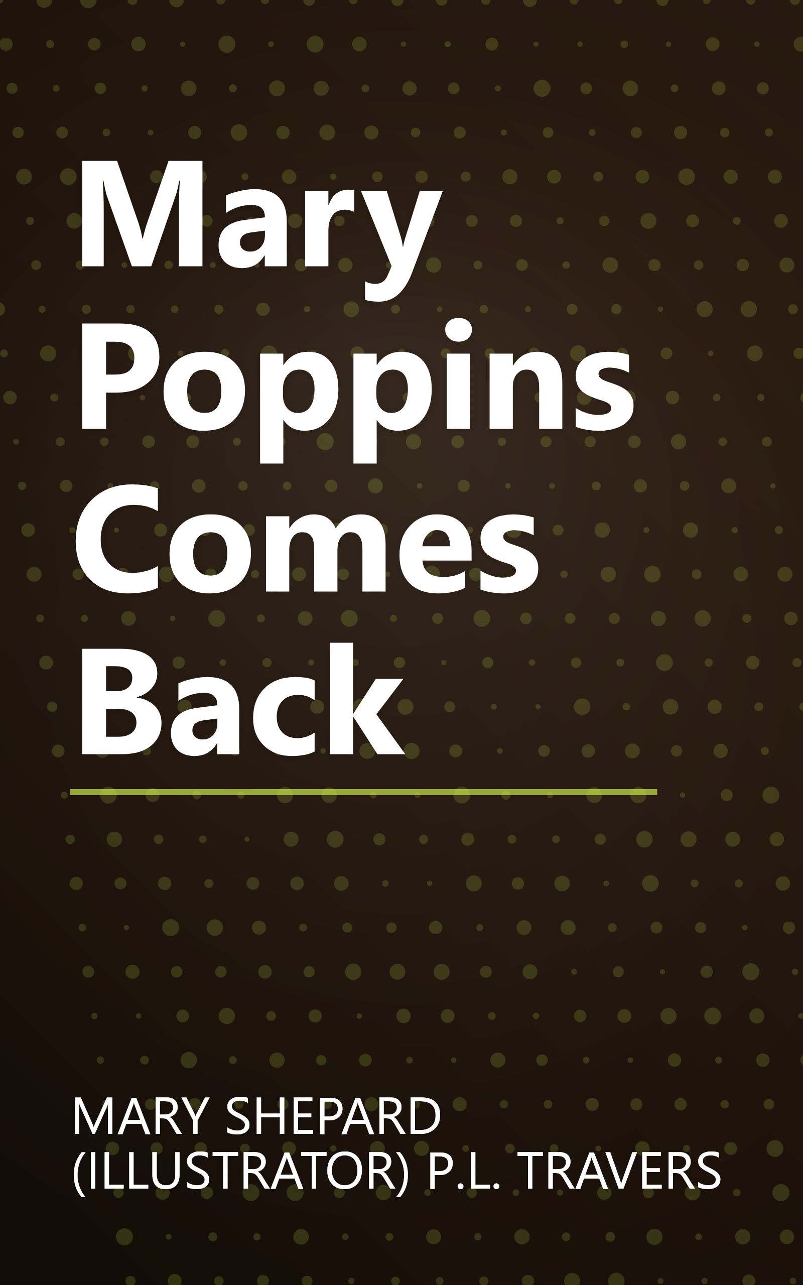 Mary Poppins Comes Back book cover
