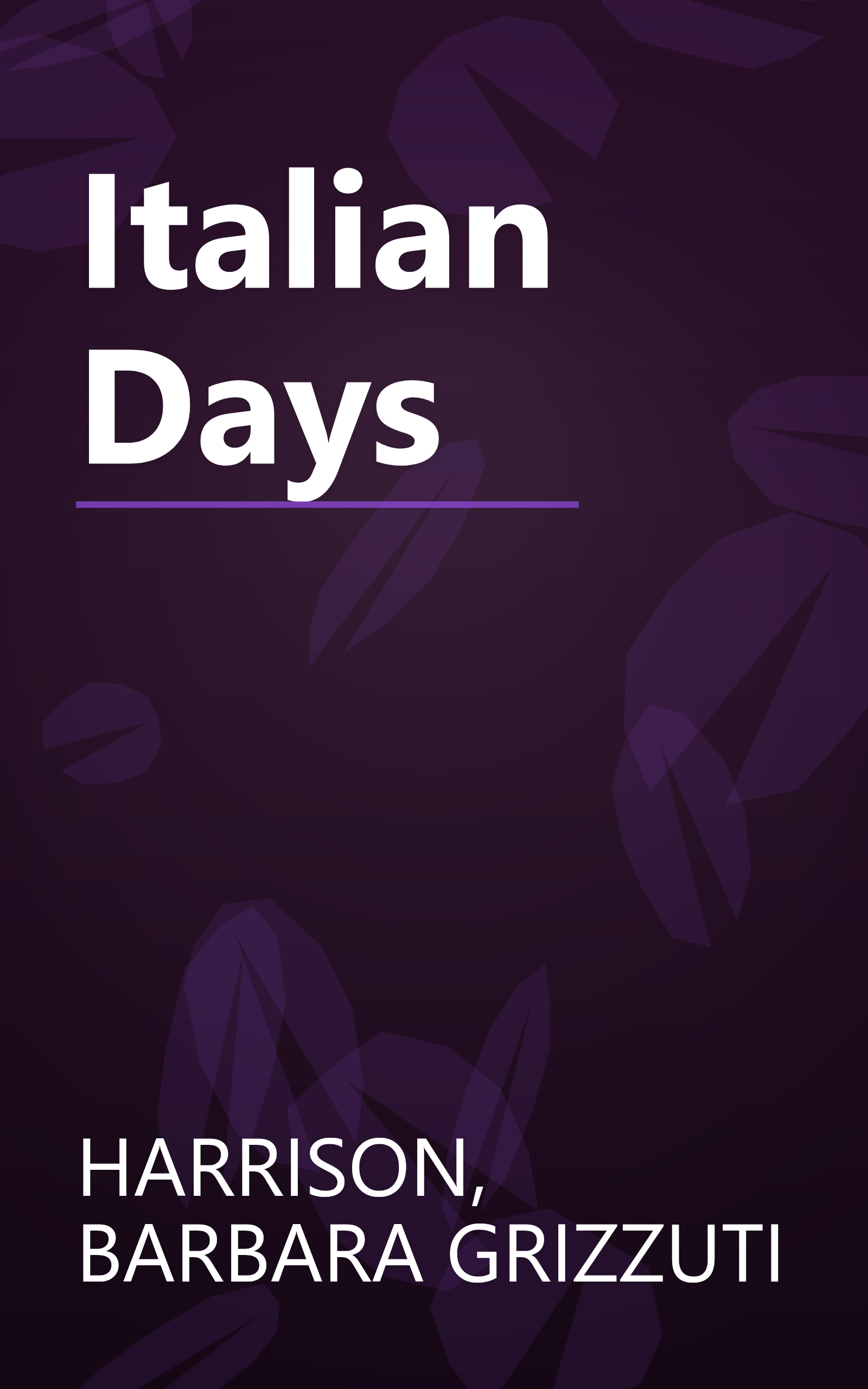 Italian Days book cover