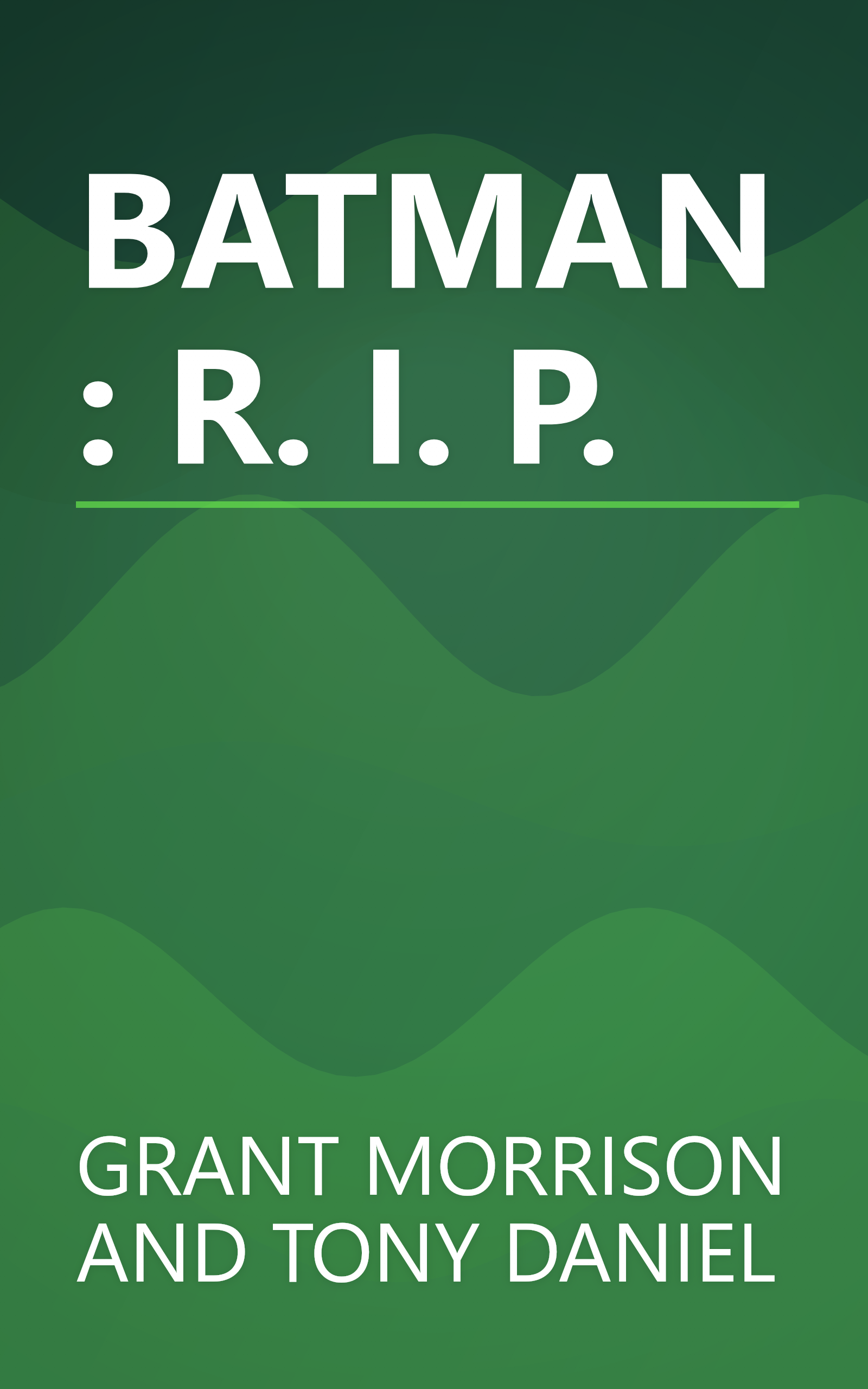BATMAN: R. I. P. book cover