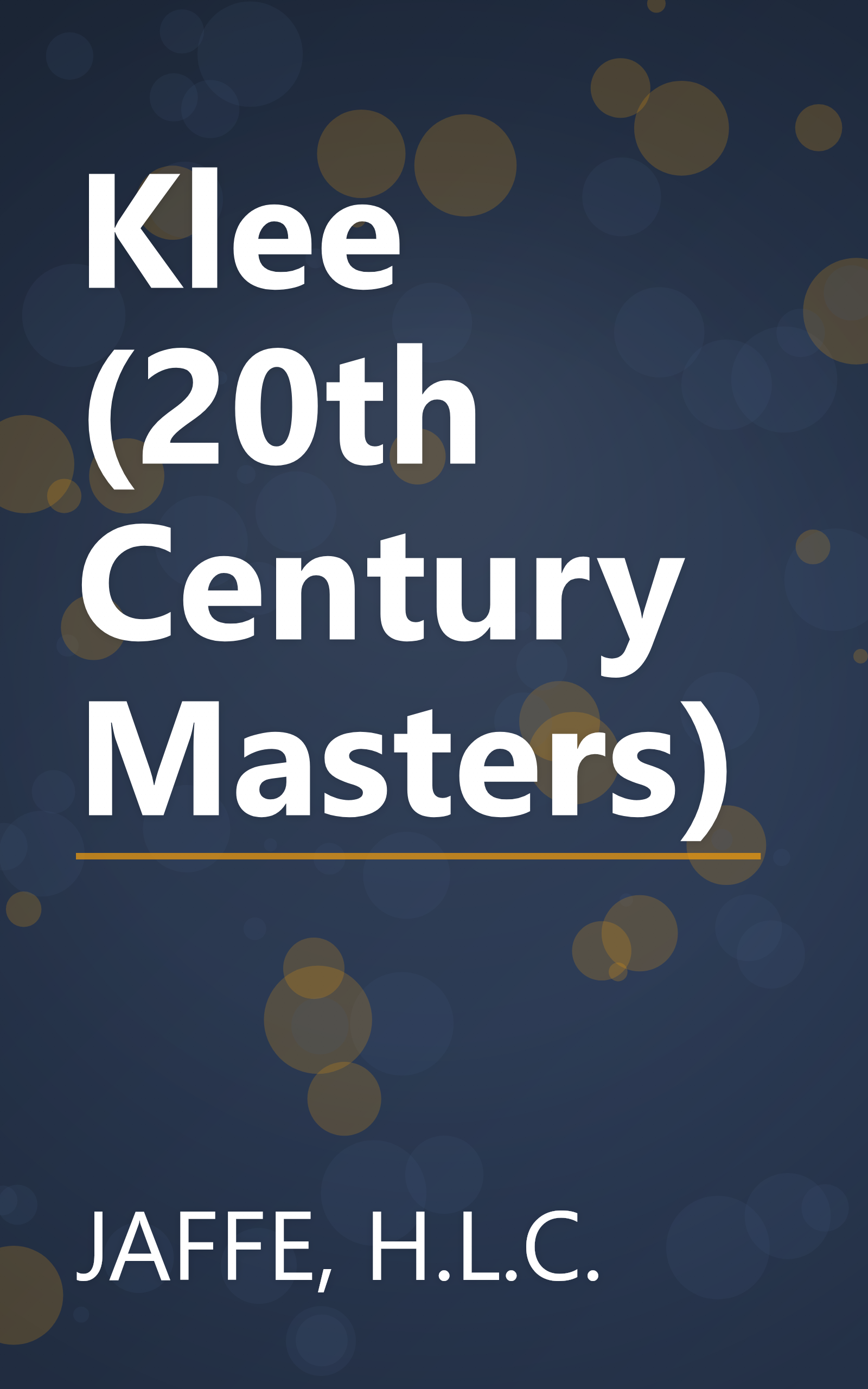 Klee (20th Century Masters) book cover