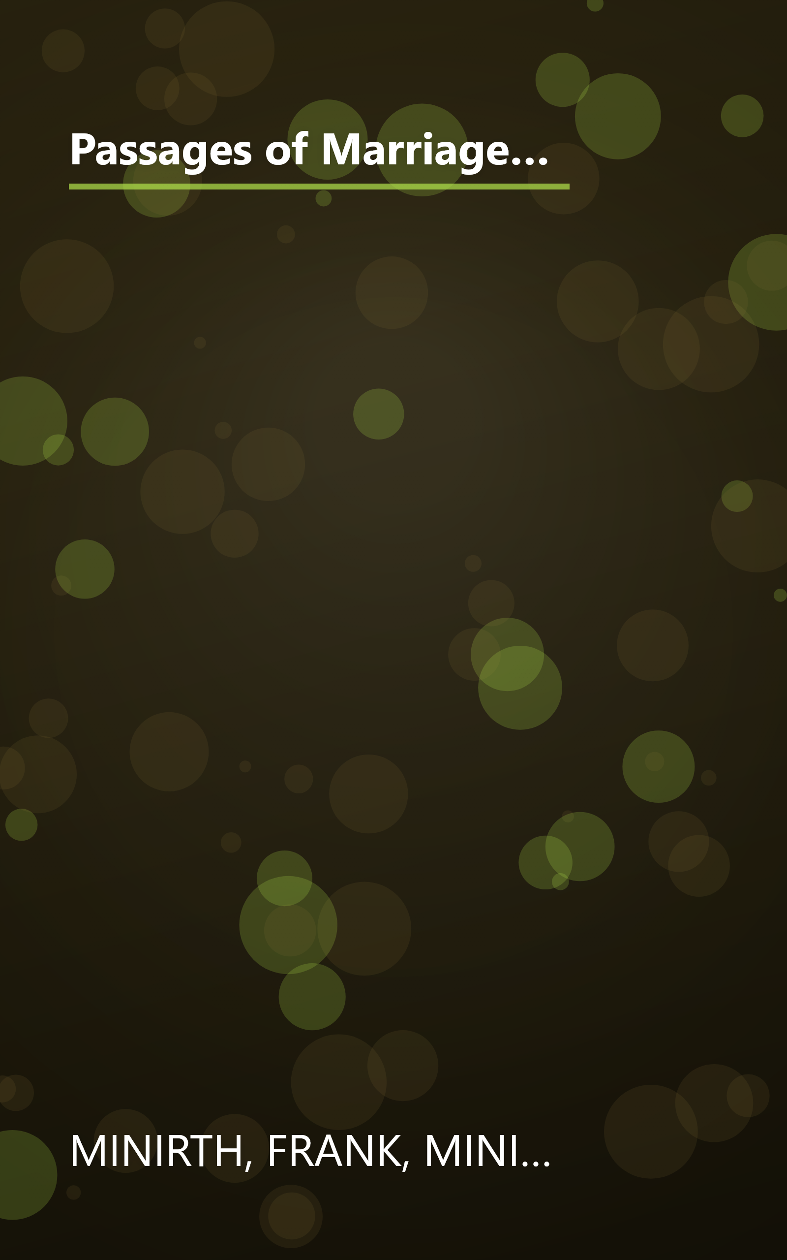 Passages of Marriage: Five Growth Stages That Will Take Your Marriage to Greater Intimacy and Fulfillment (Minirth Meier Clinic Series) book cover