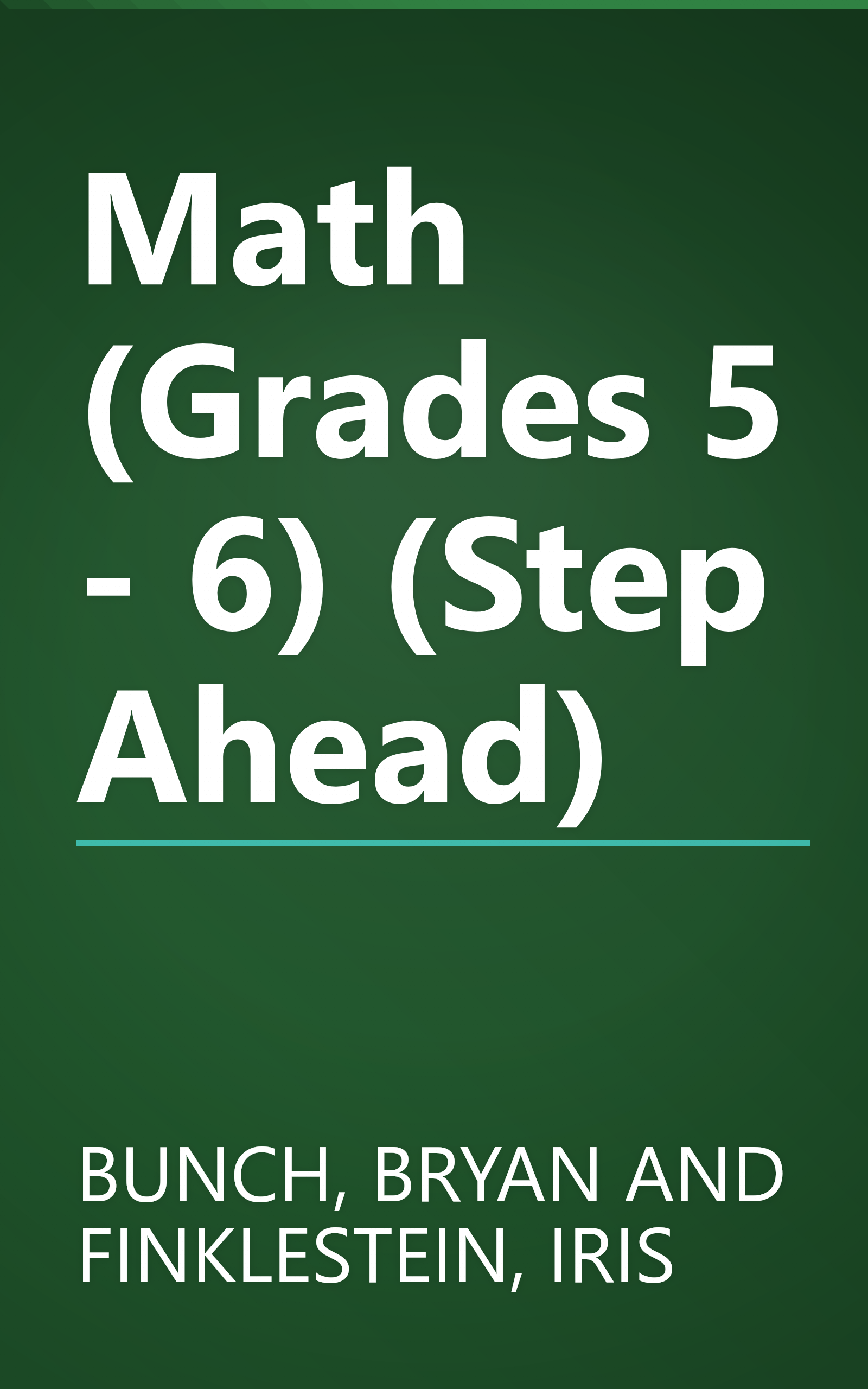 Math (Grades 5 - 6) (Step Ahead) book cover