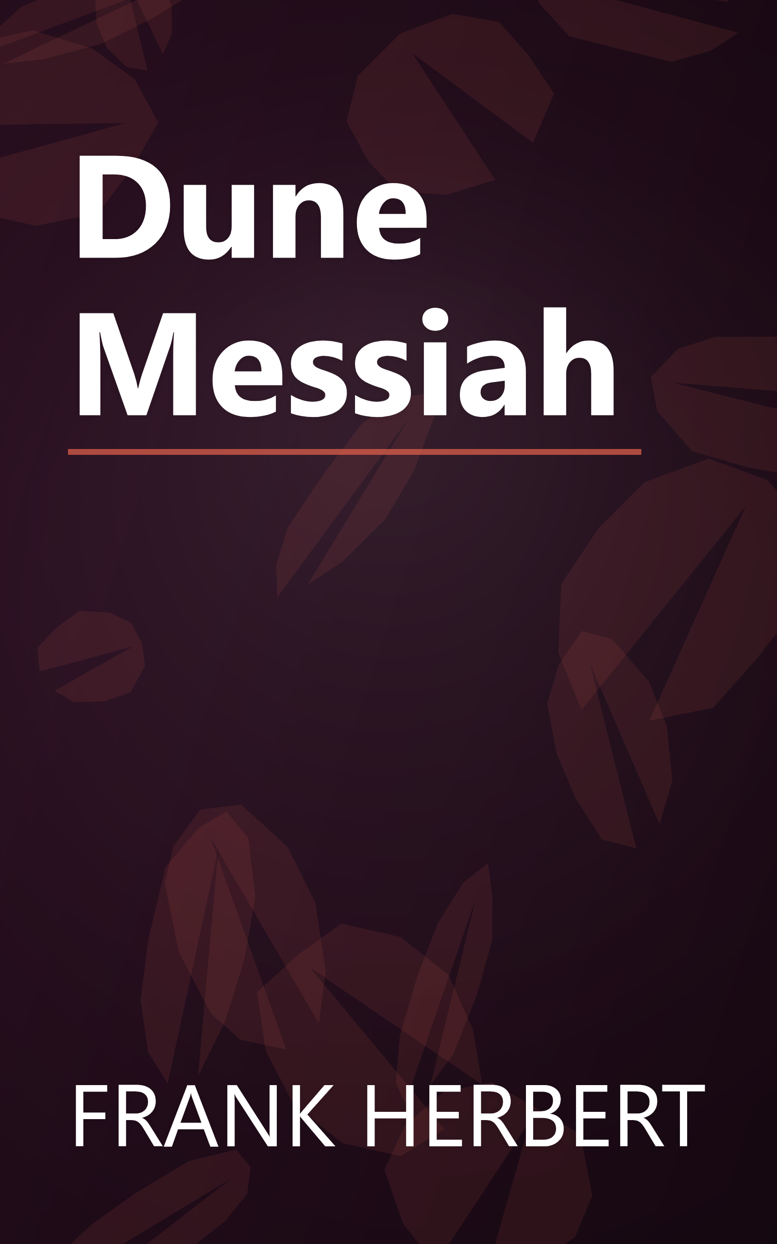 Dune Messiah book cover