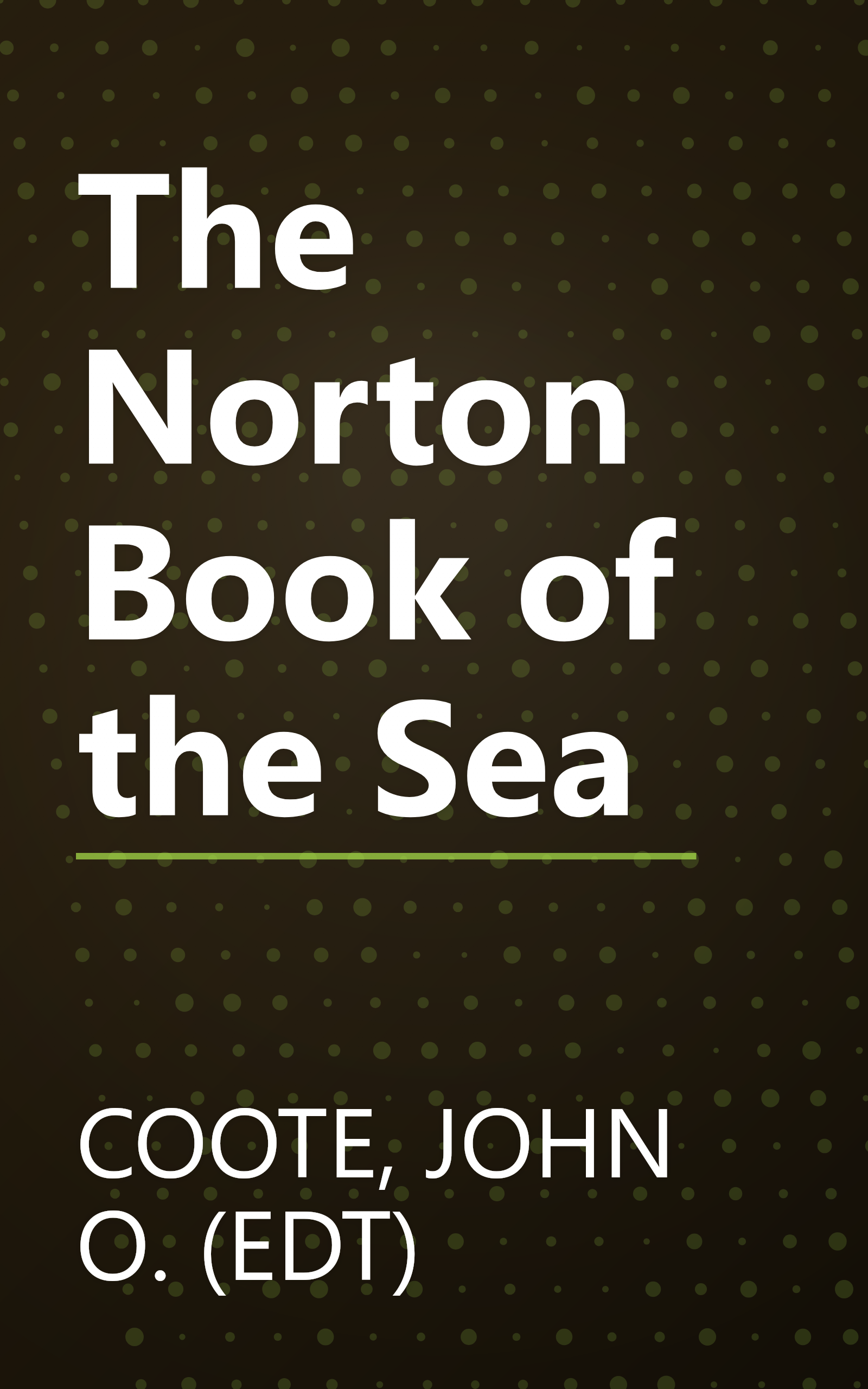The Norton Book of the Sea book cover