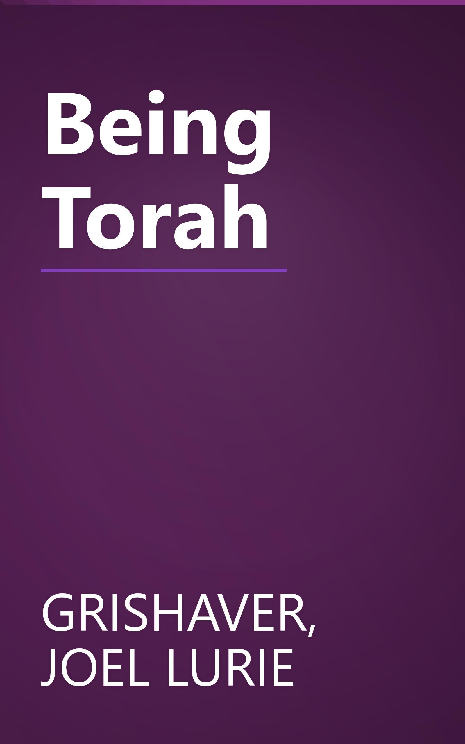 Being Torah book cover