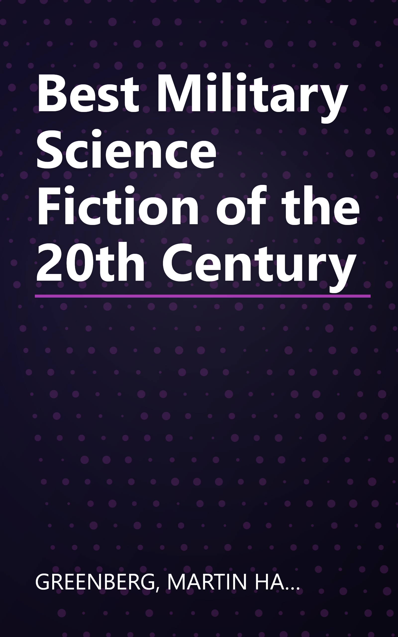 Best Military Science Fiction of the 20th Century book cover