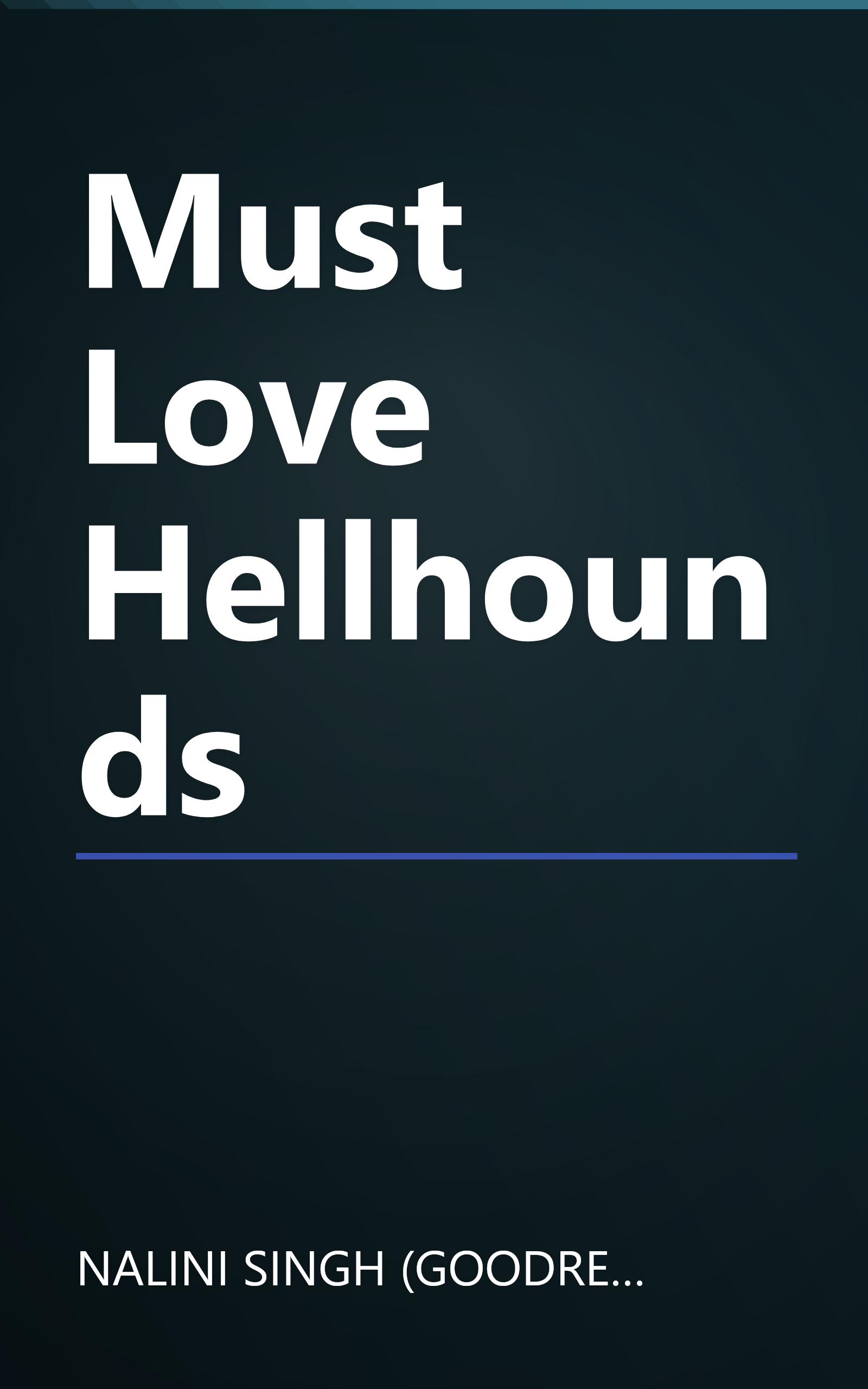 Must Love Hellhounds book cover