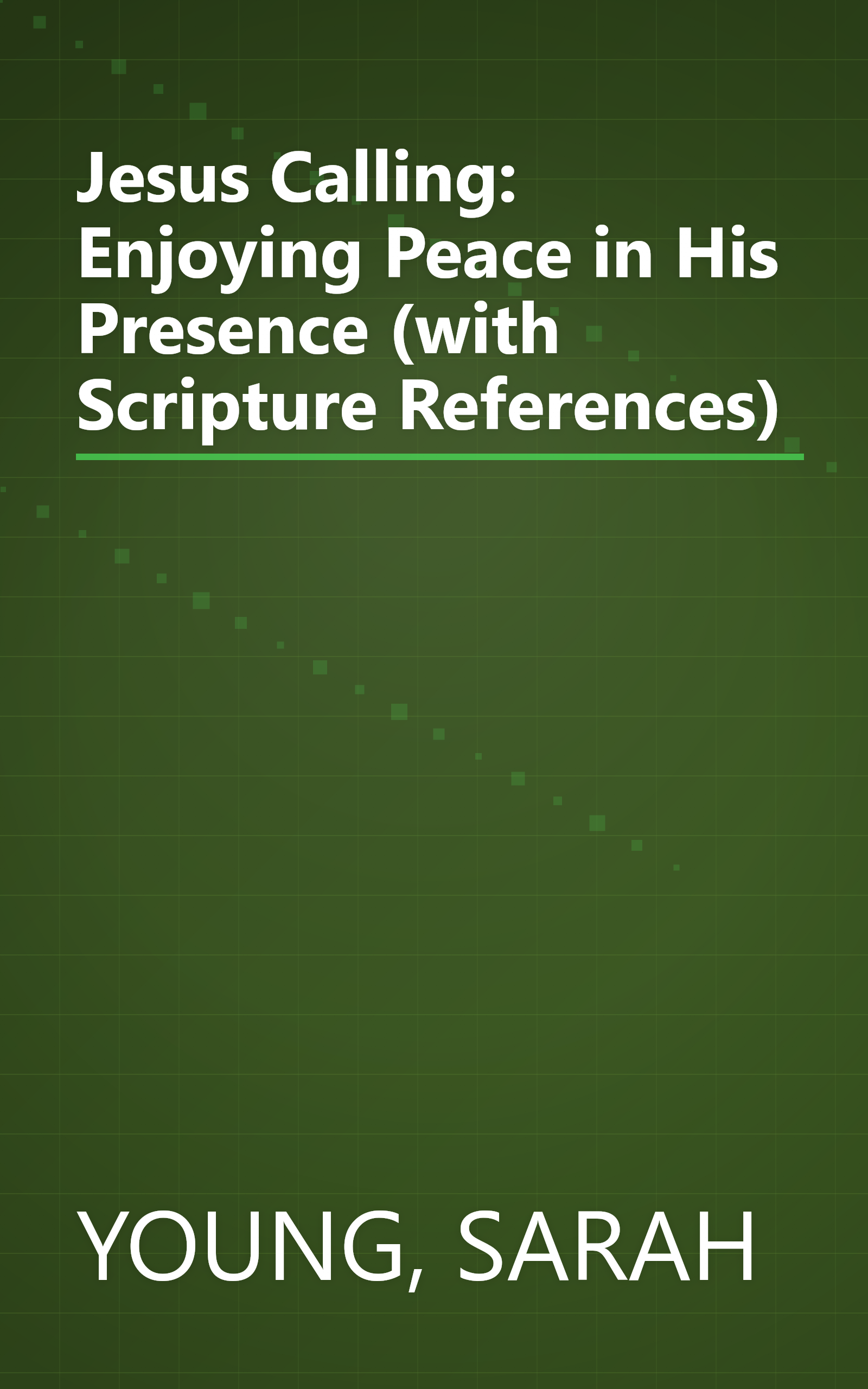 Jesus Calling: Enjoying Peace in His Presence (with Scripture References) book cover