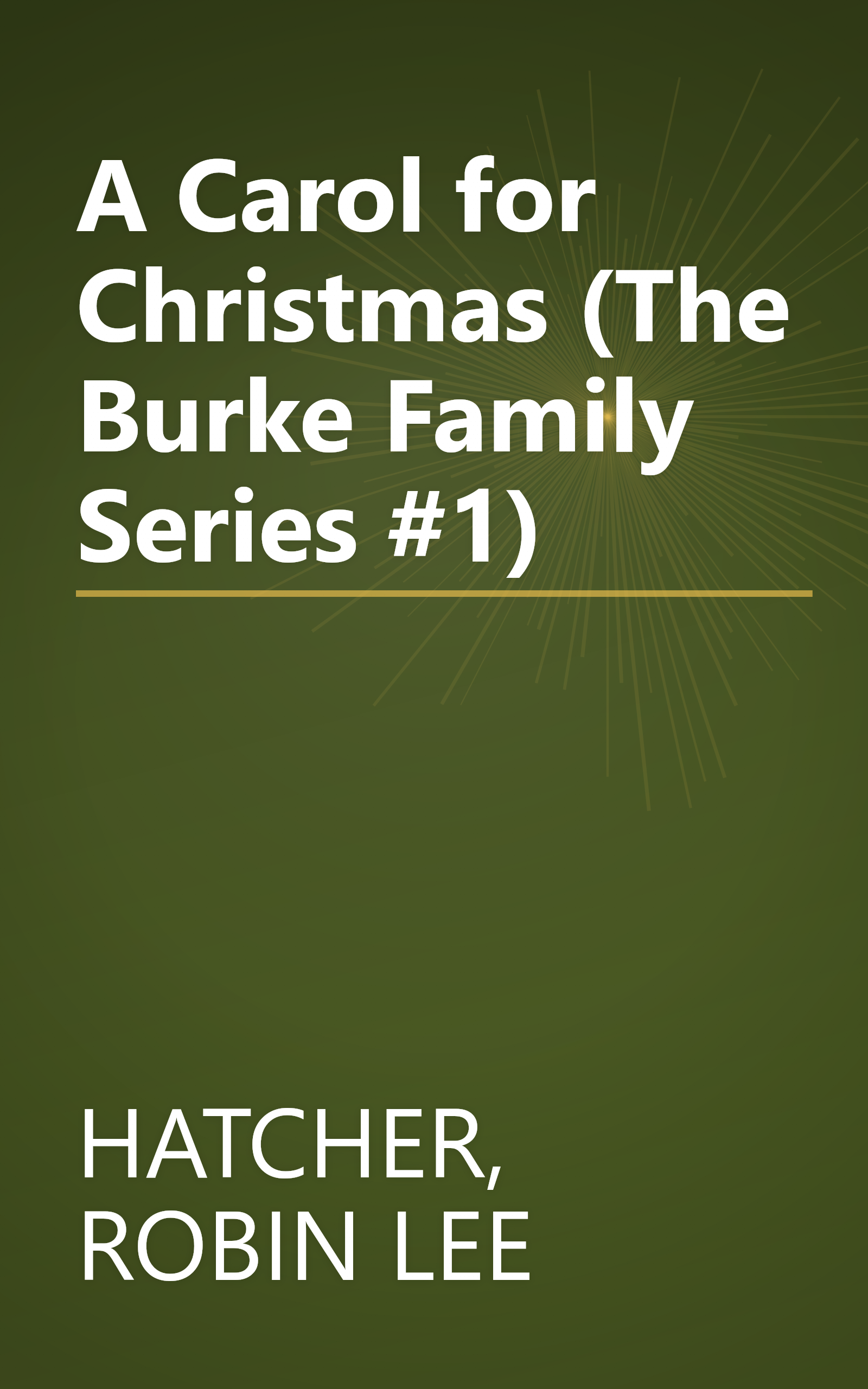 A Carol for Christmas (The Burke Family Series #1) book cover