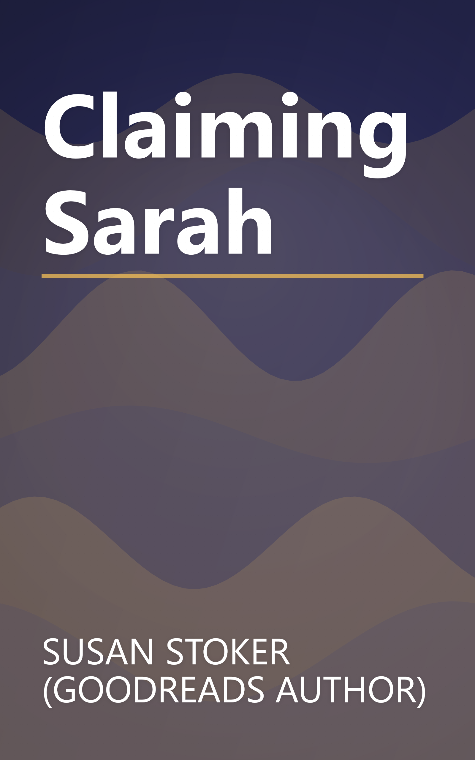 Claiming Sarah book cover
