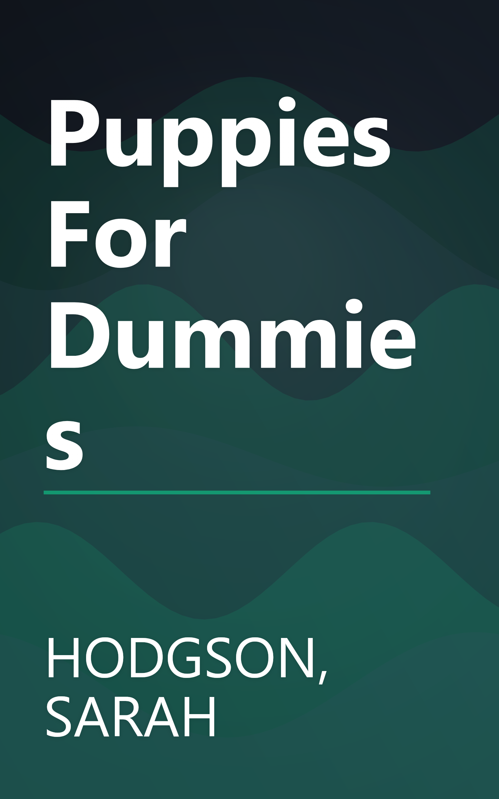 Puppies For Dummies book cover