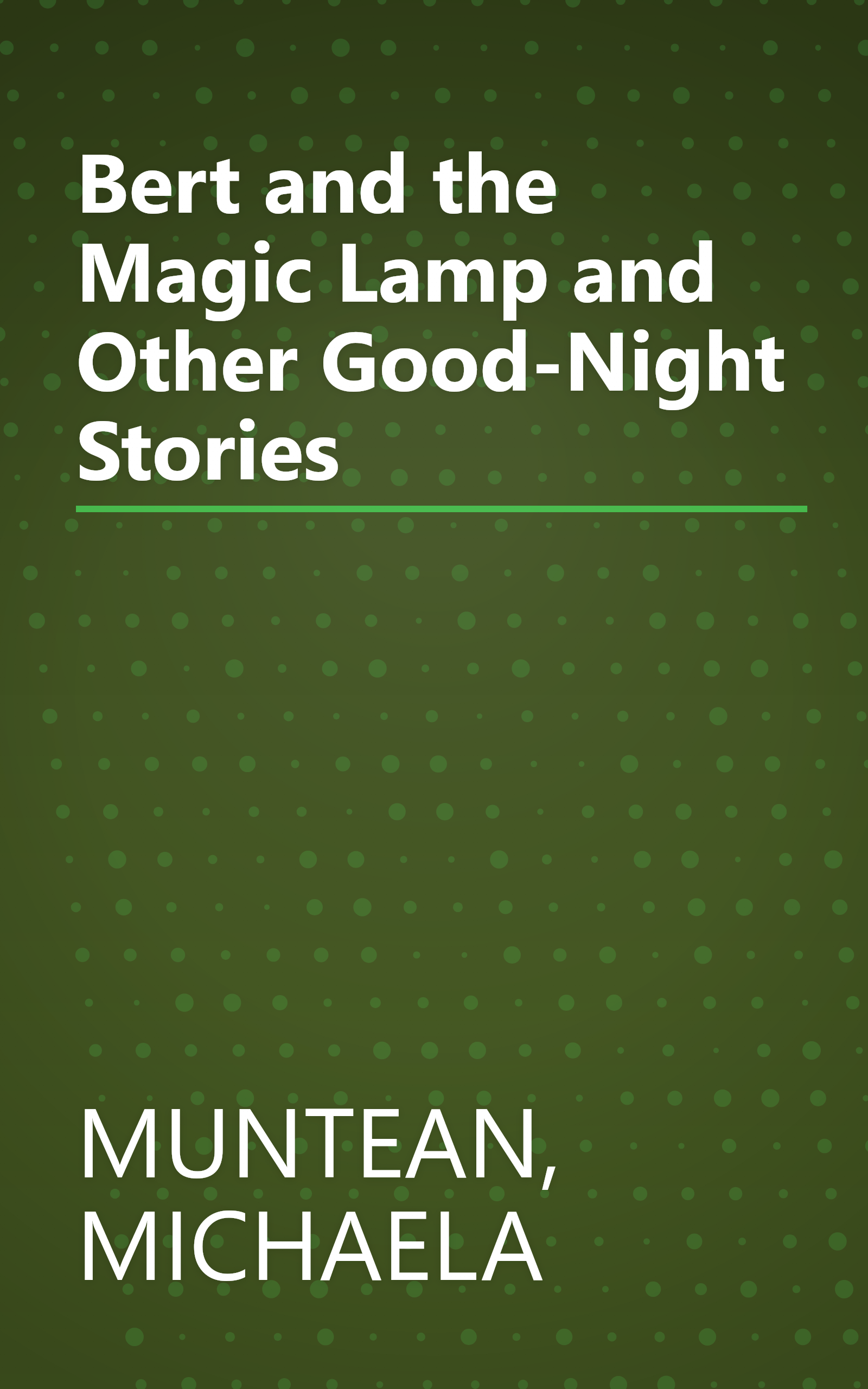 Bert and the Magic Lamp and Other Good-Night Stories book cover