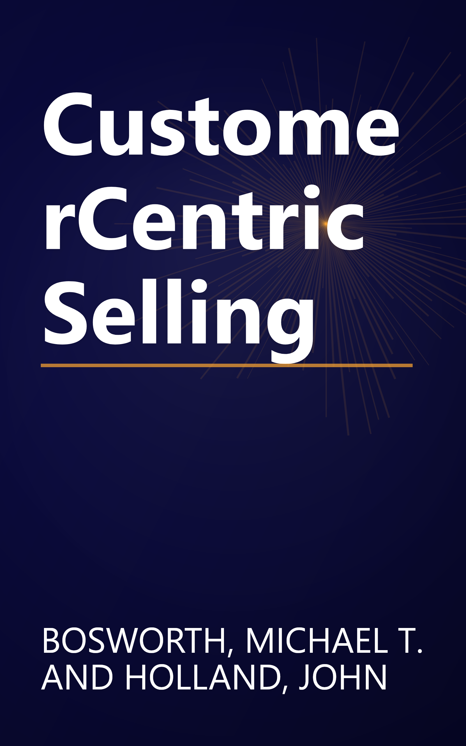 CustomerCentric Selling book cover
