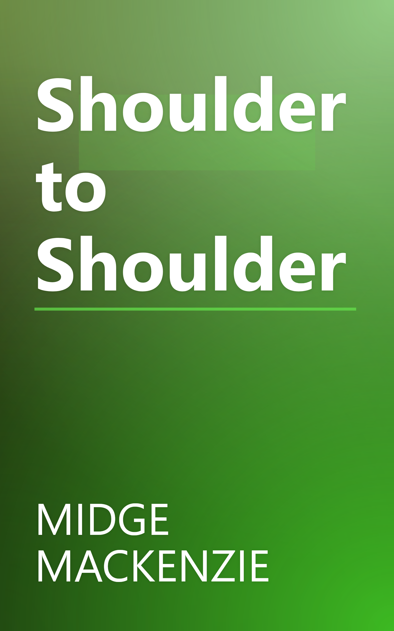 Shoulder to Shoulder book cover