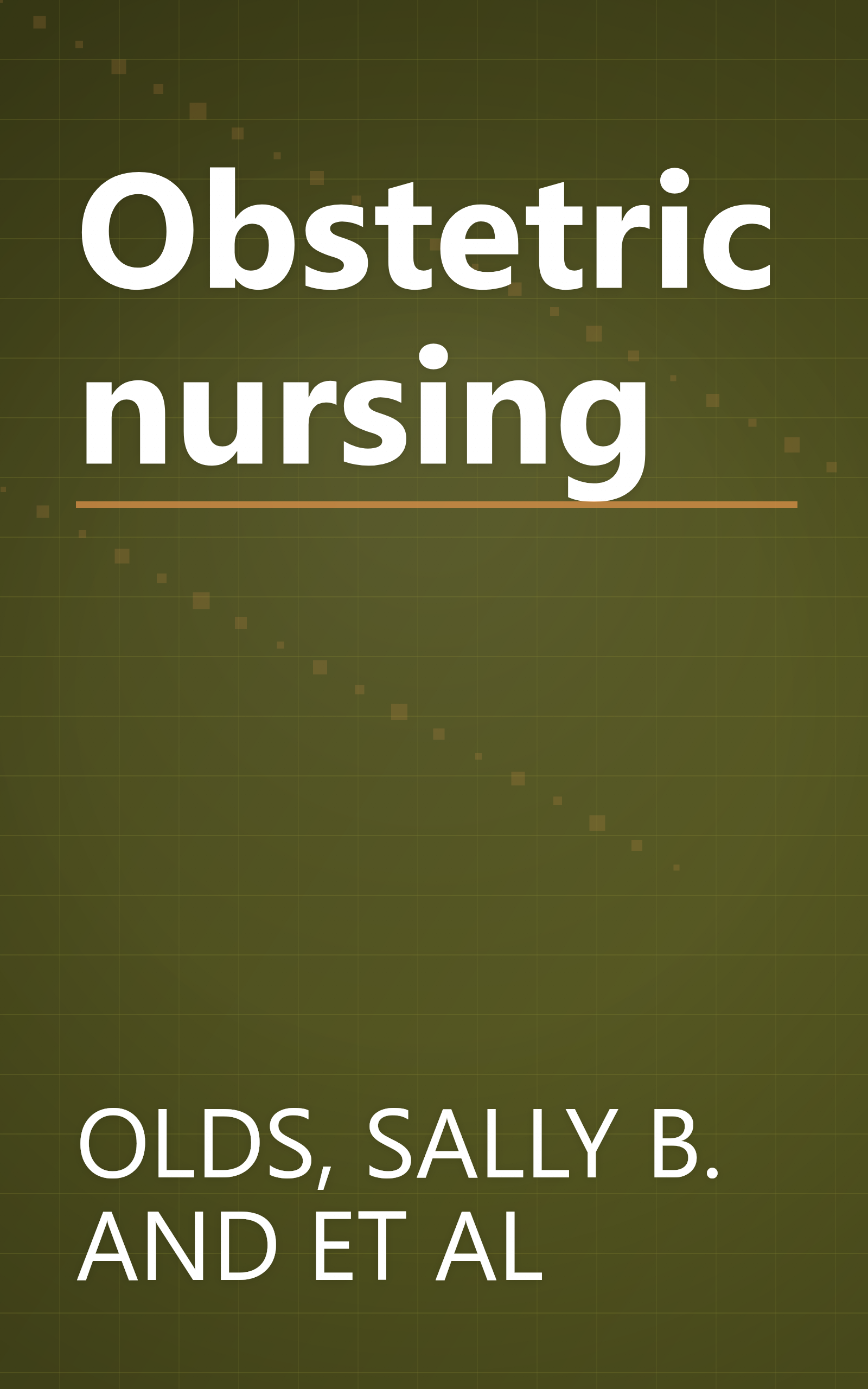 Obstetric nursing book cover