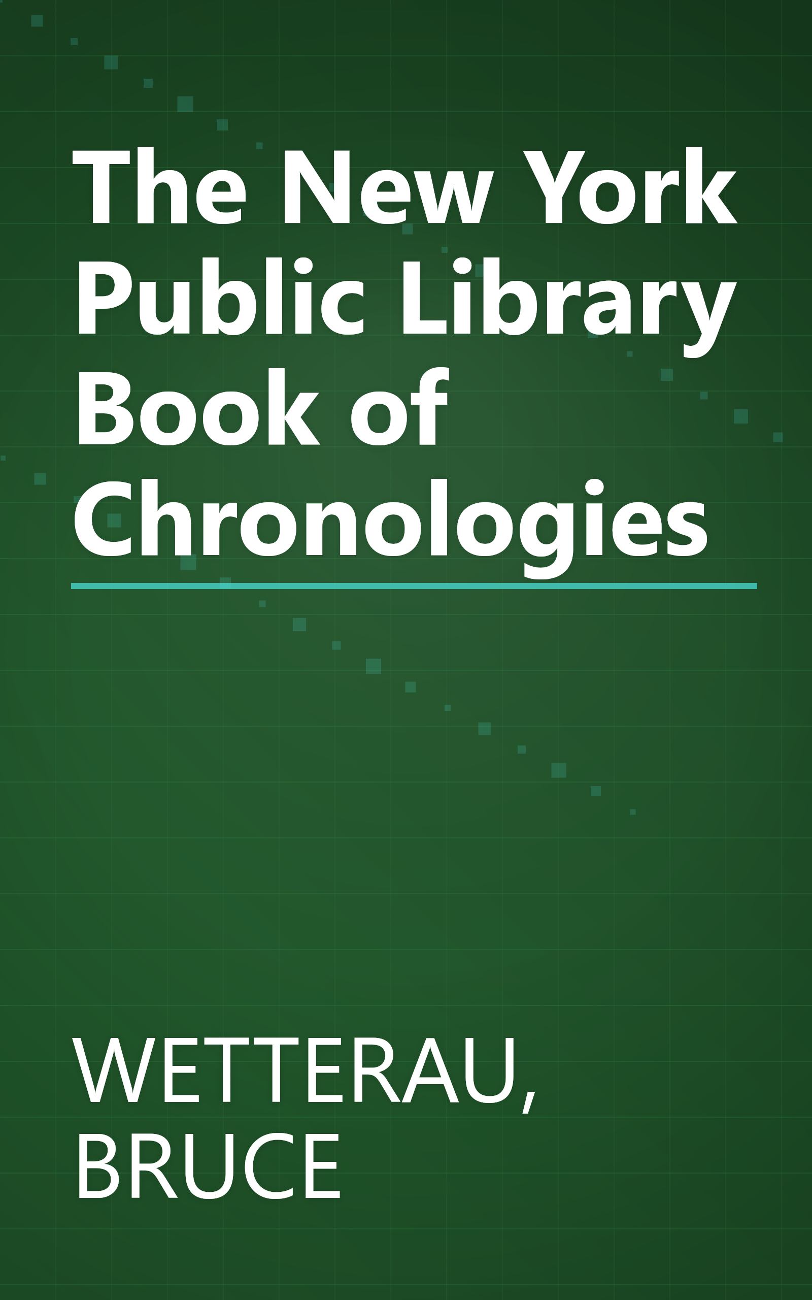 The New York Public Library Book of Chronologies book cover
