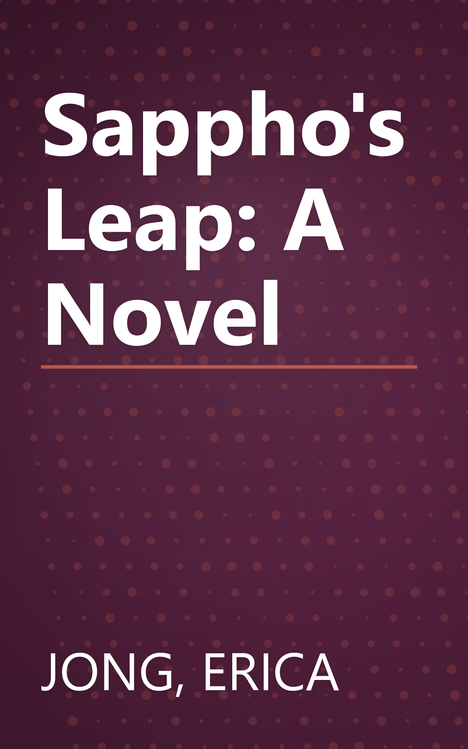 Sappho's Leap: A Novel book cover