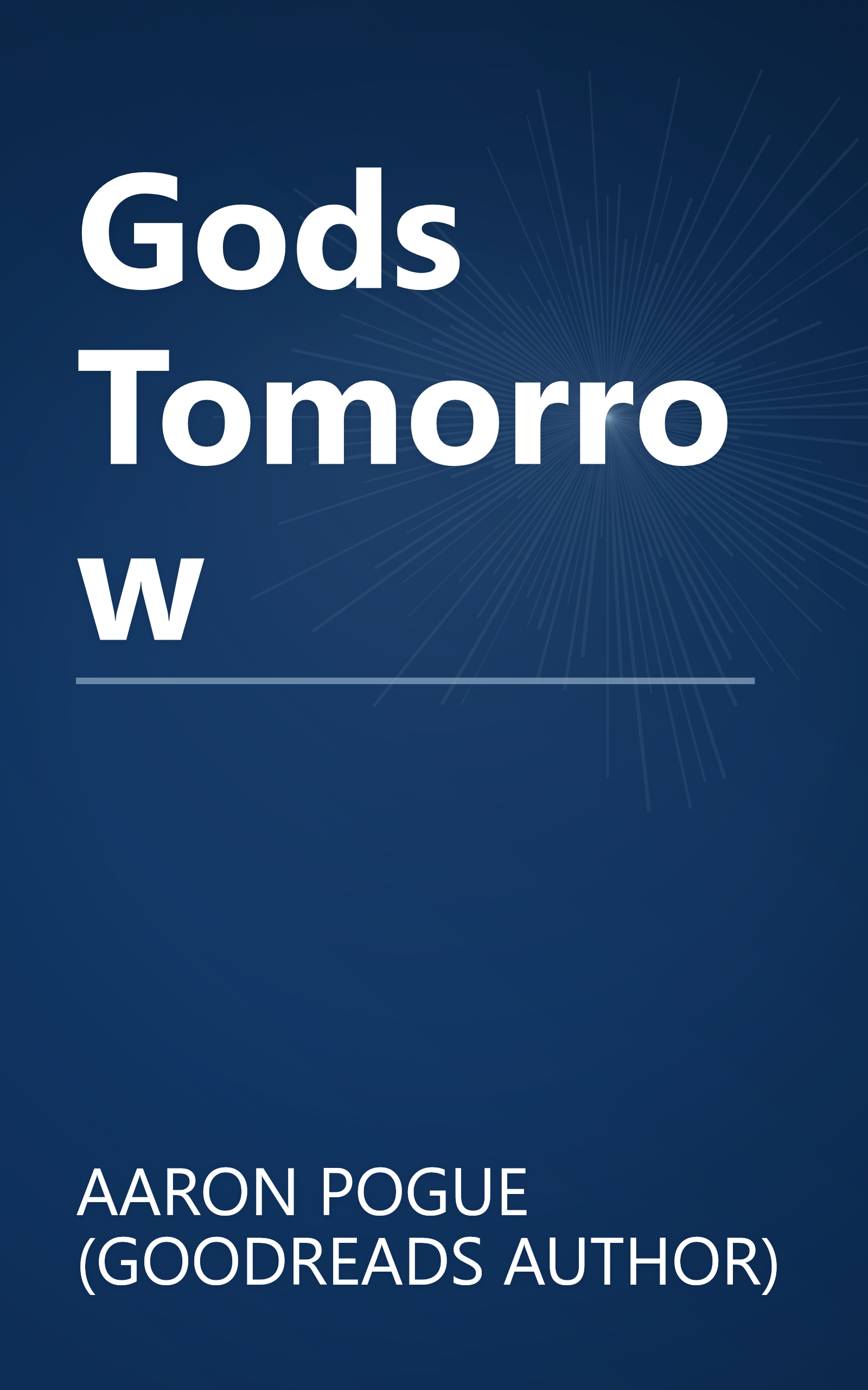 Gods Tomorrow book cover