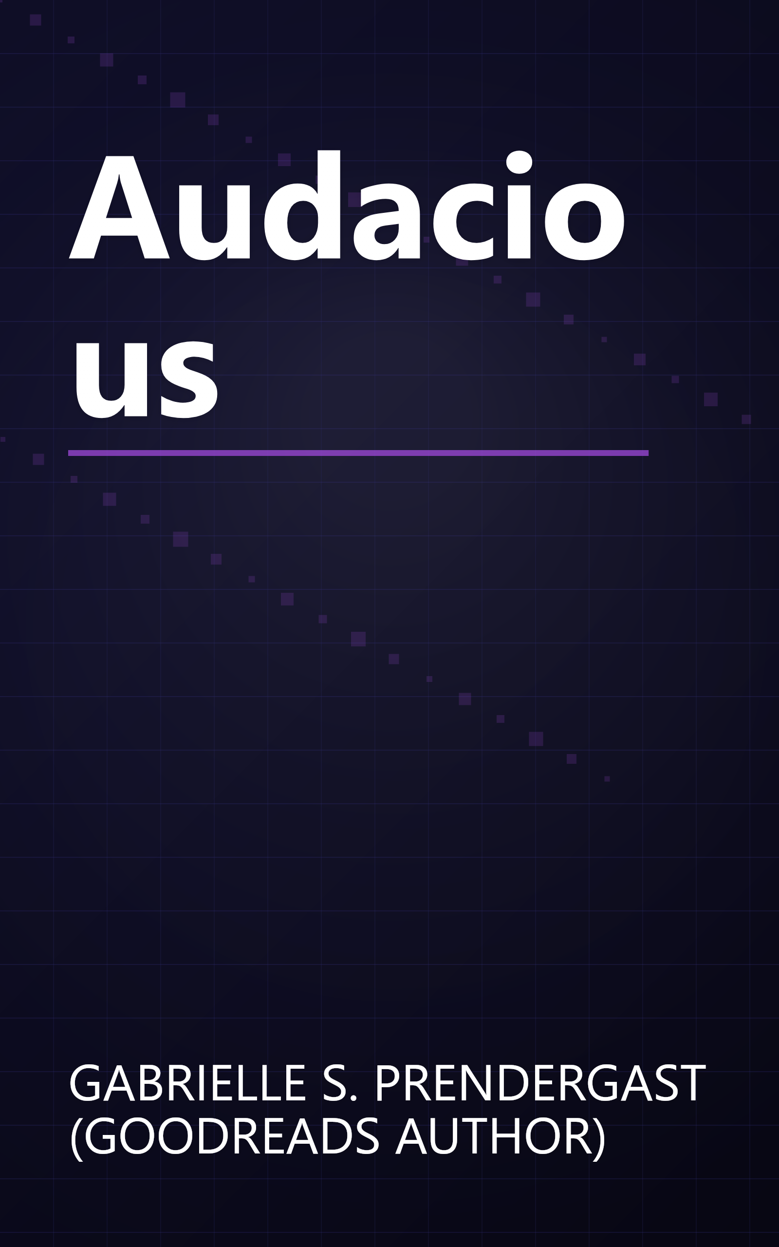 Audacious book cover