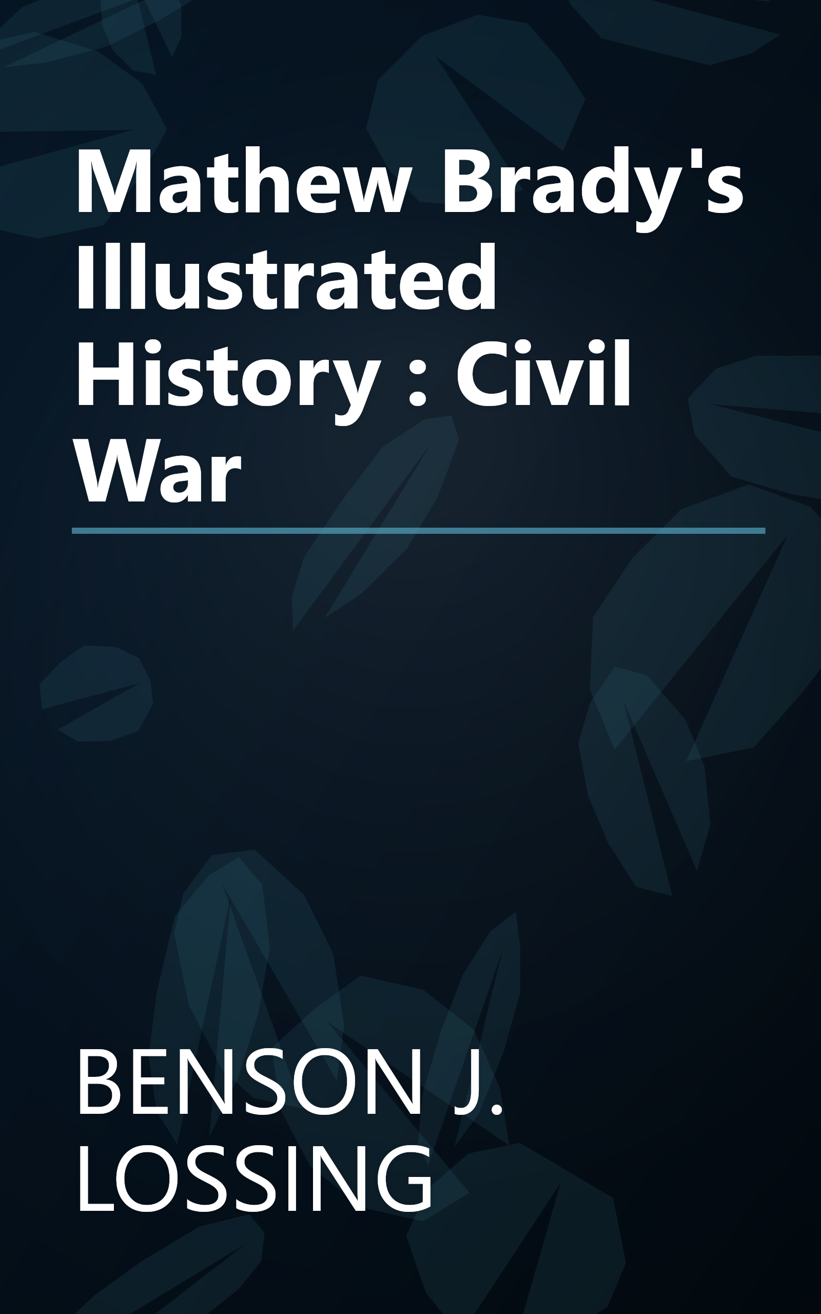 Mathew Brady's Illustrated History : Civil War book cover