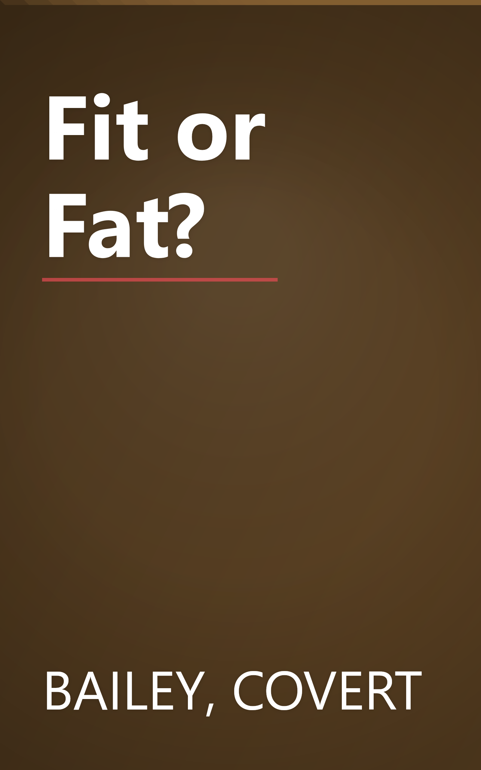 Fit or Fat? book cover