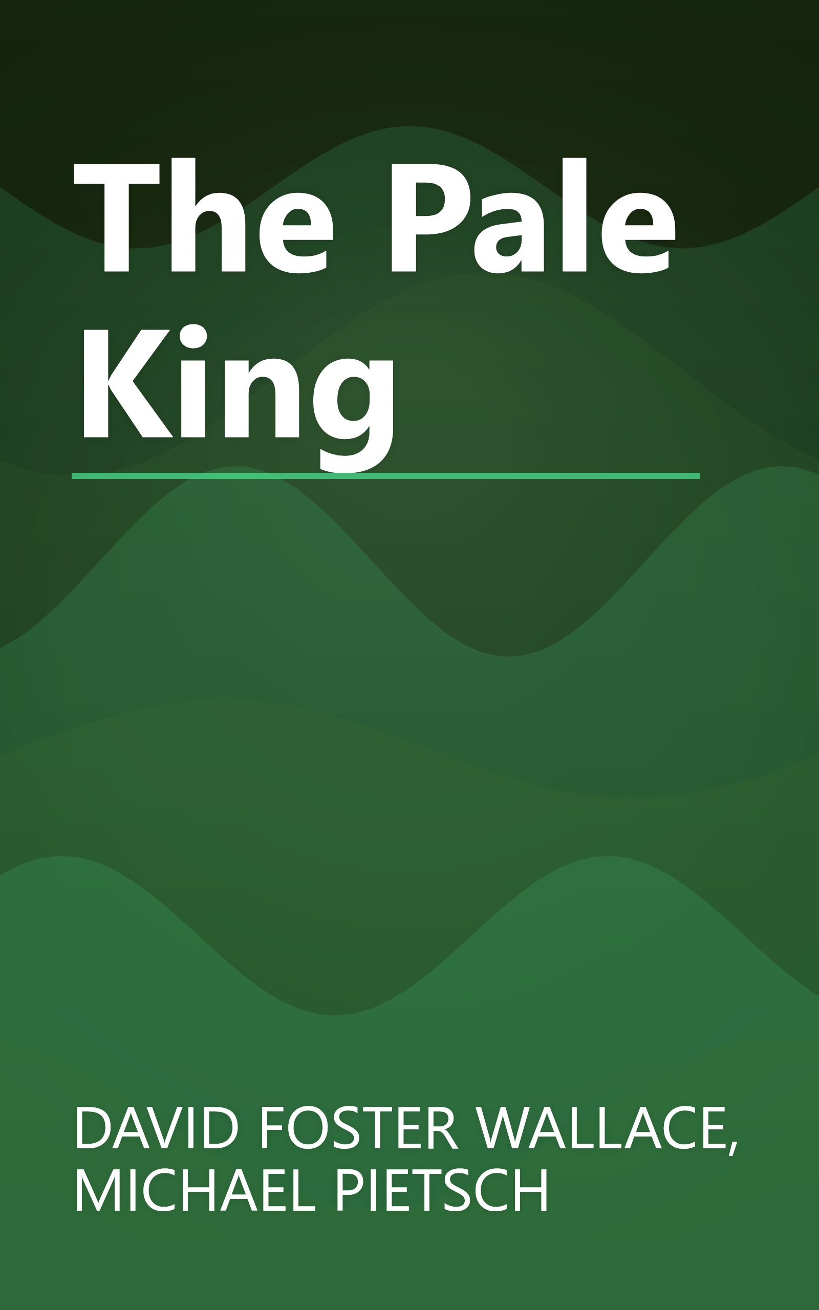 The Pale King book cover