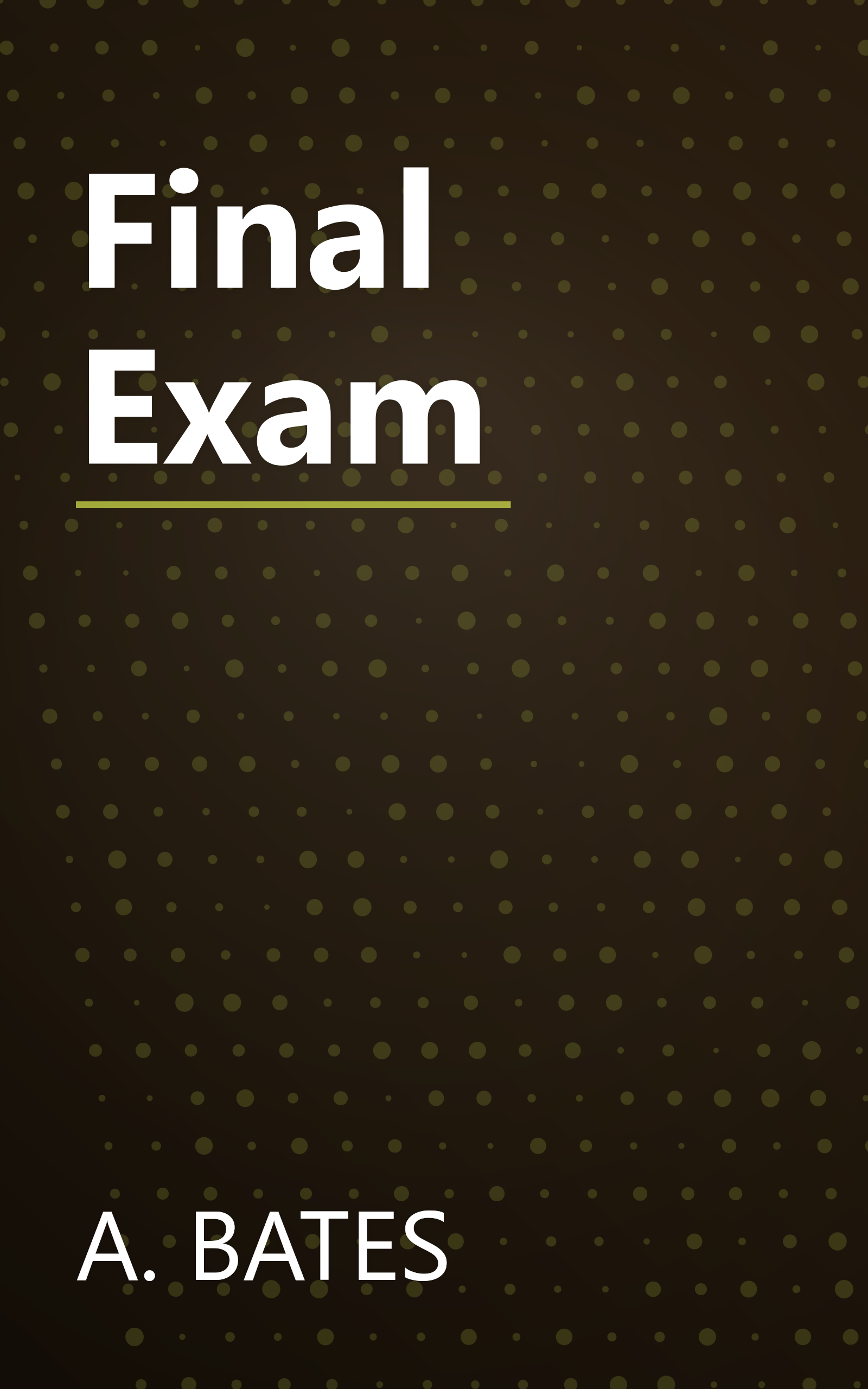 Final Exam book cover