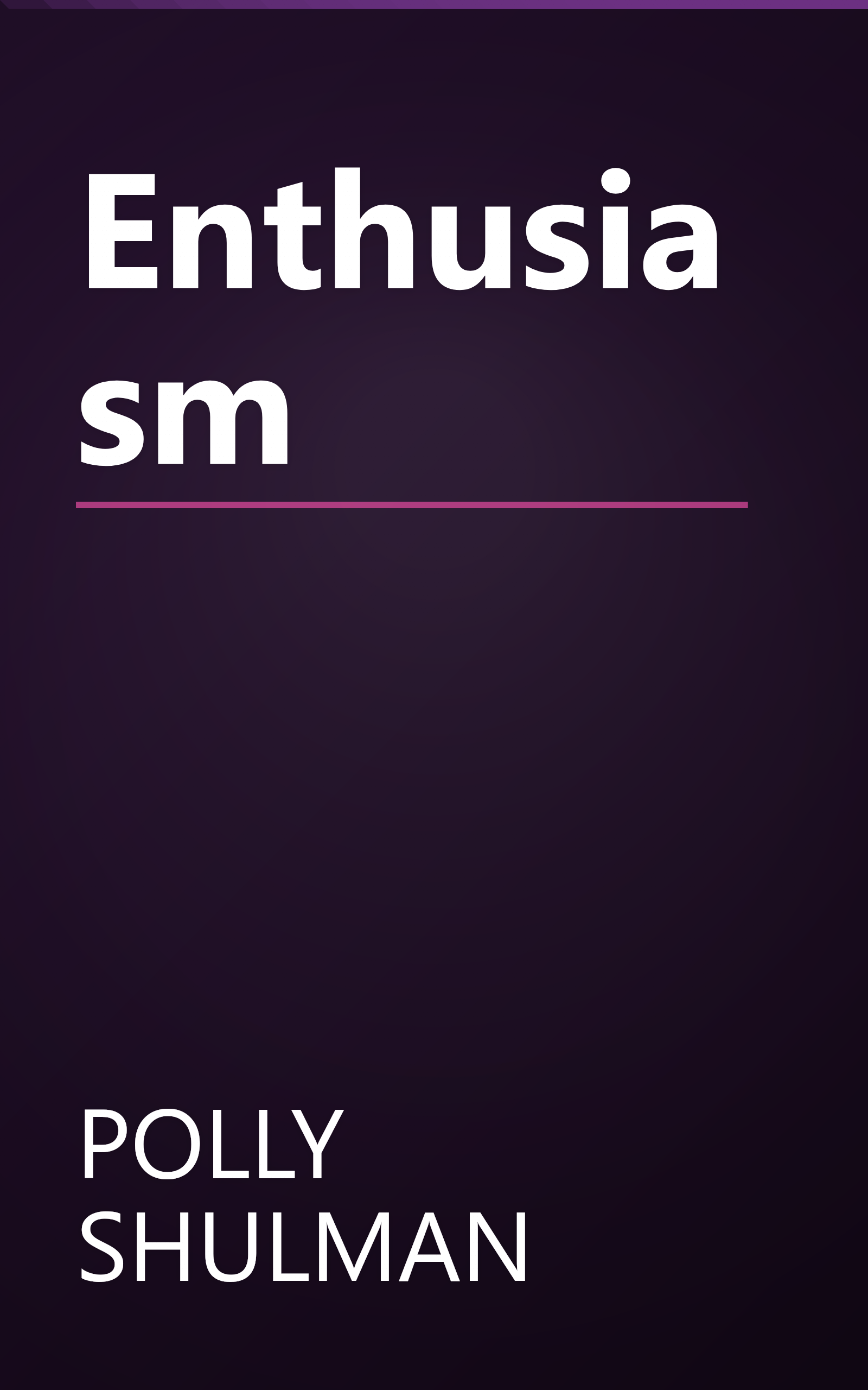 Enthusiasm book cover