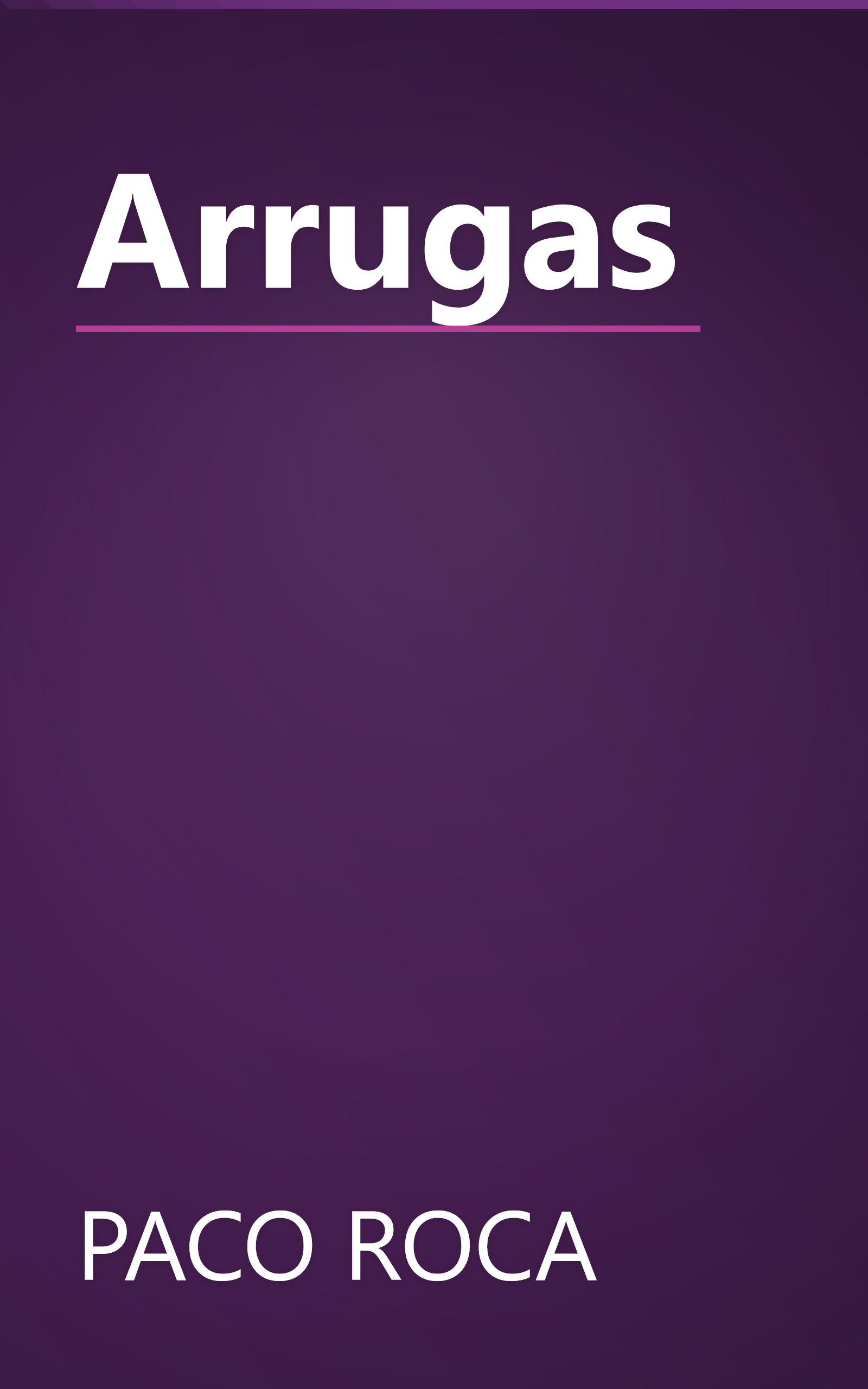 Arrugas book cover