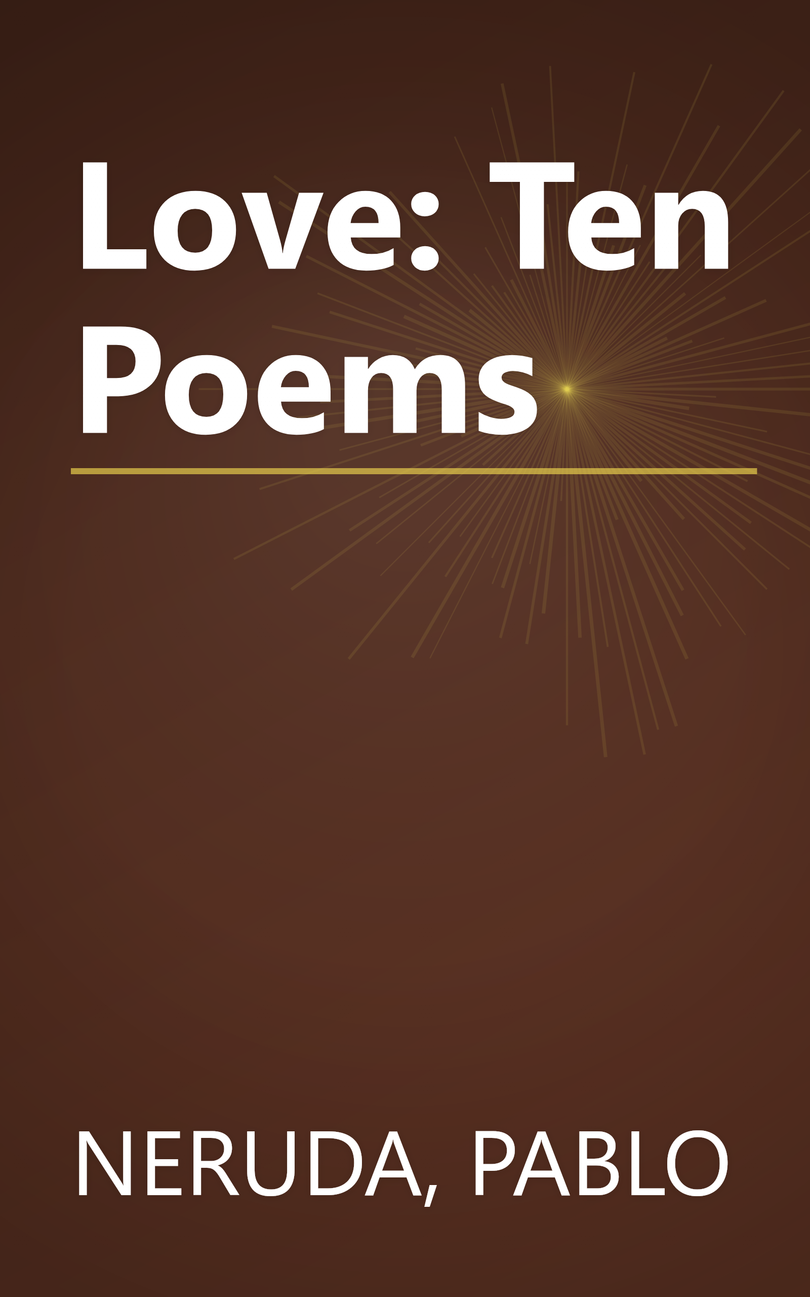 Love: Ten Poems book cover