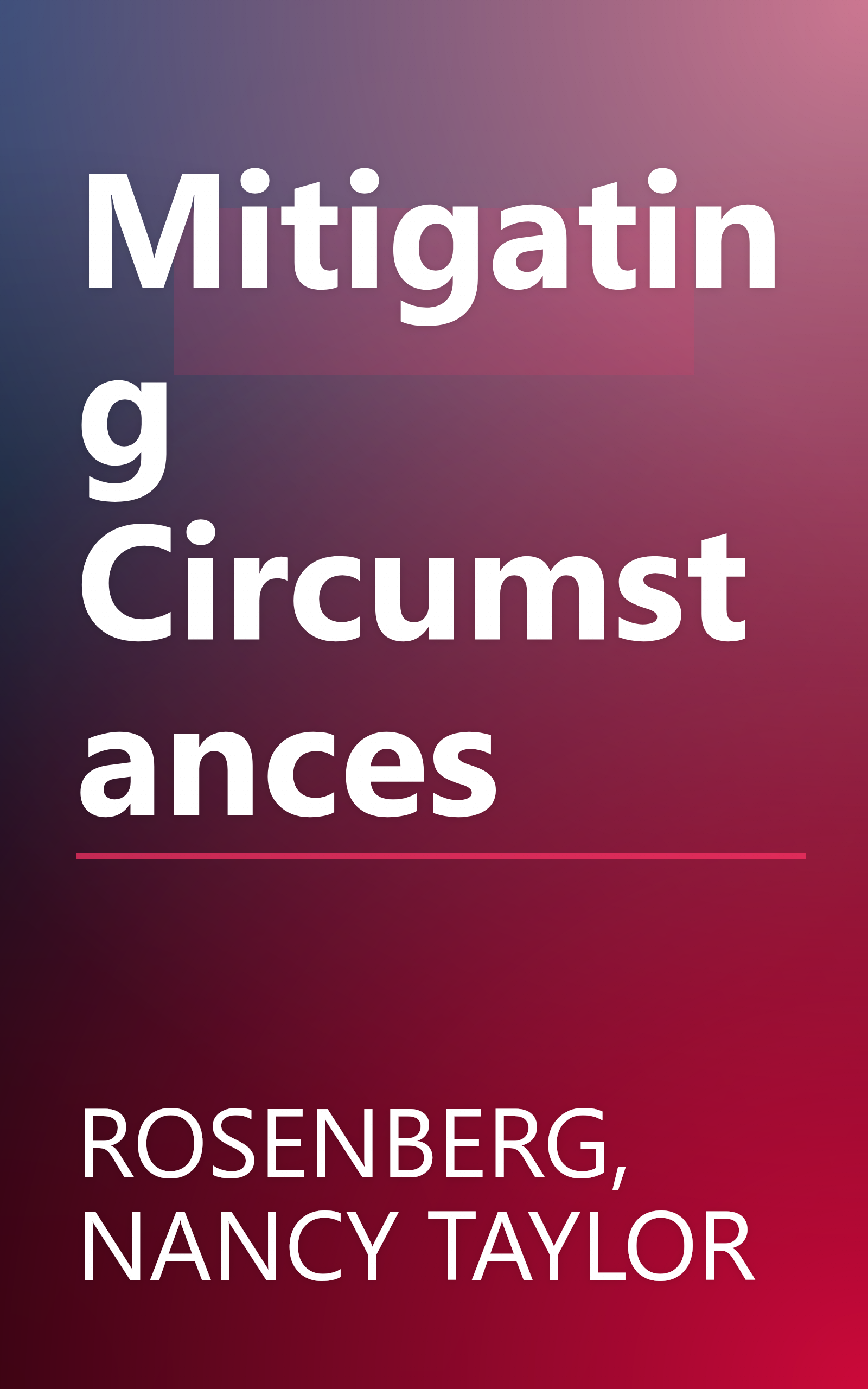 Mitigating Circumstances book cover