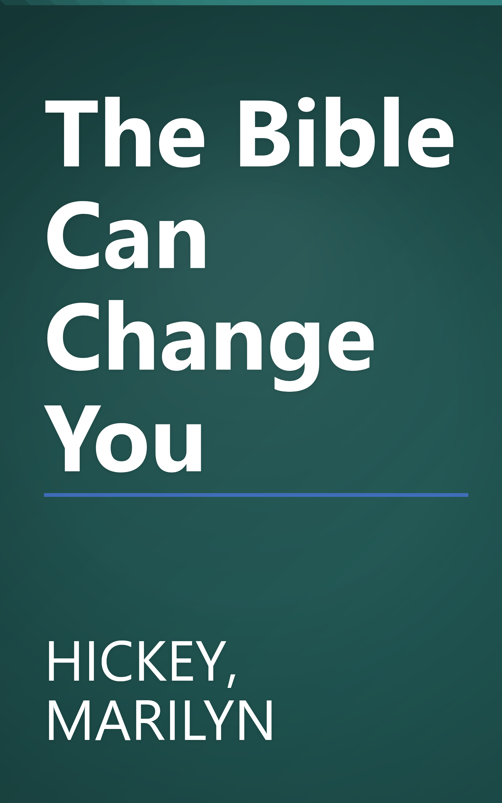 The Bible Can Change You book cover