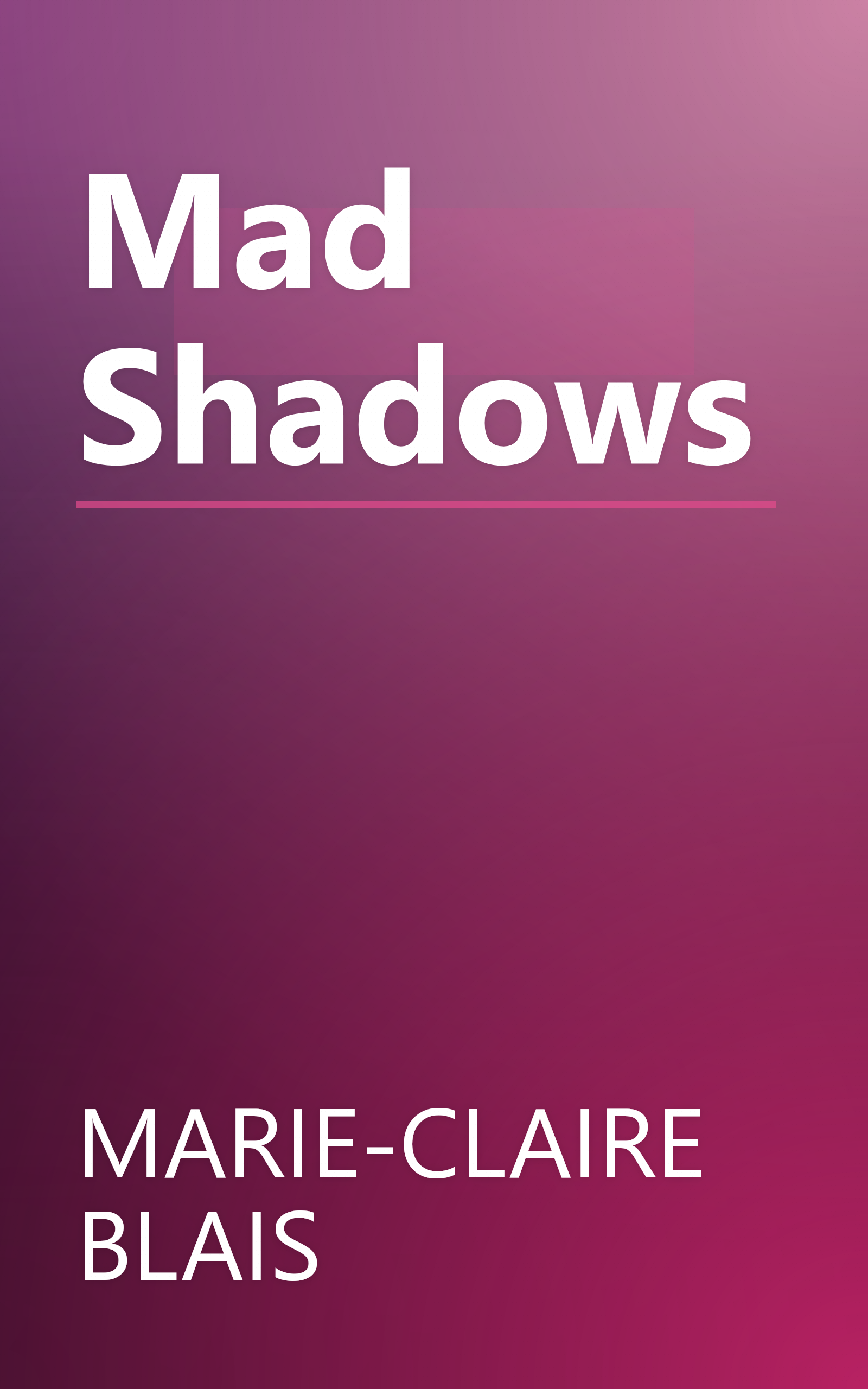 Mad Shadows book cover