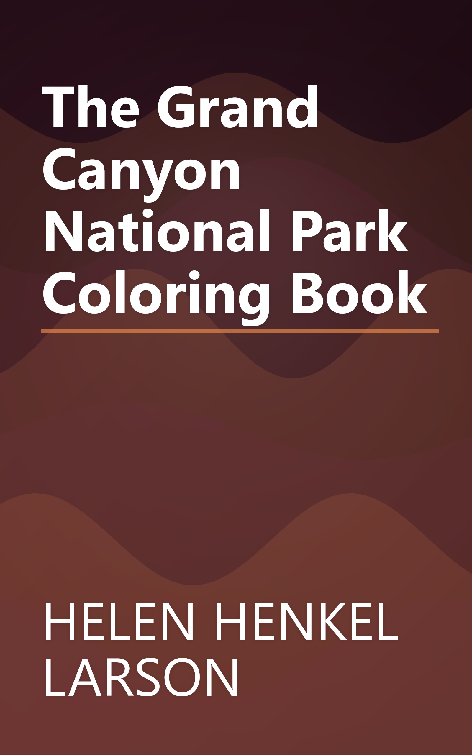 The Grand Canyon National Park Coloring Book book cover