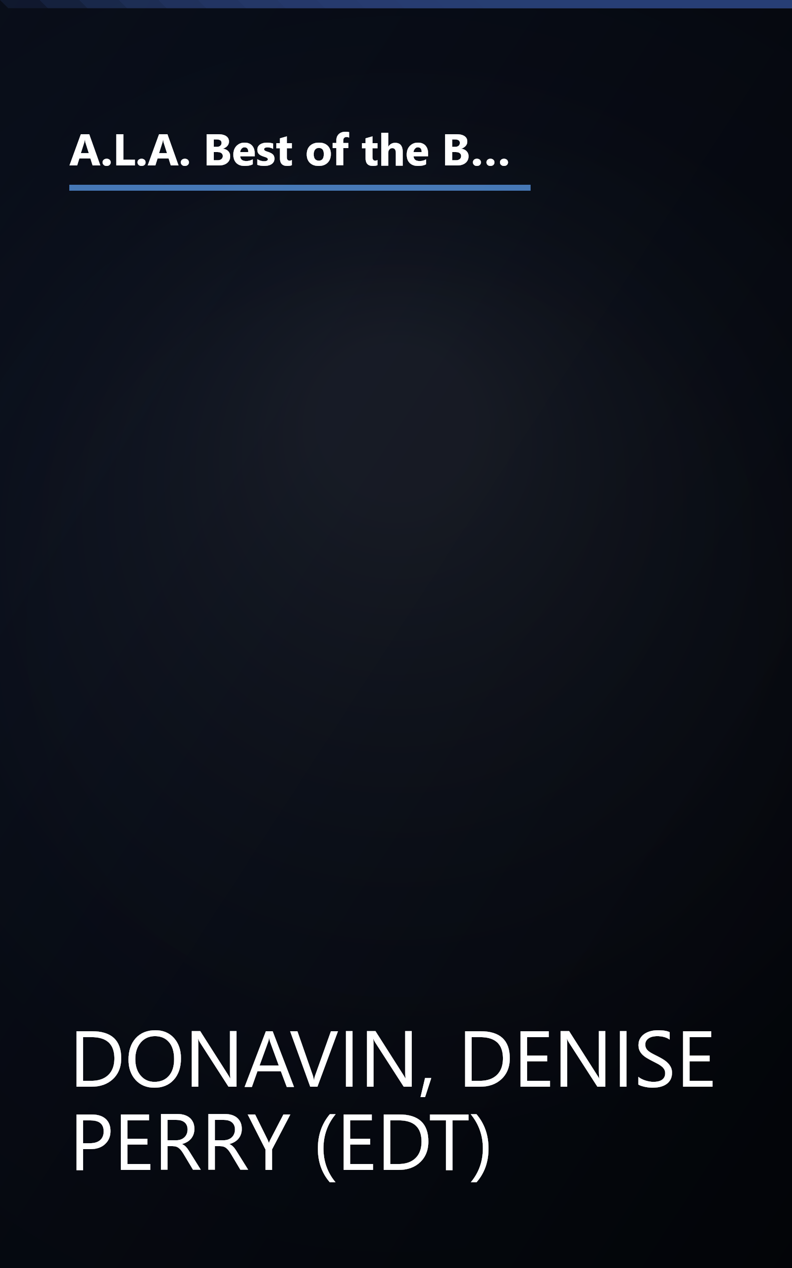 A.L.A. Best of the Best for Children: Software, Books, Magazines, Videos, Audio, Toy (American Library Association Best of the Best for Children) book cover