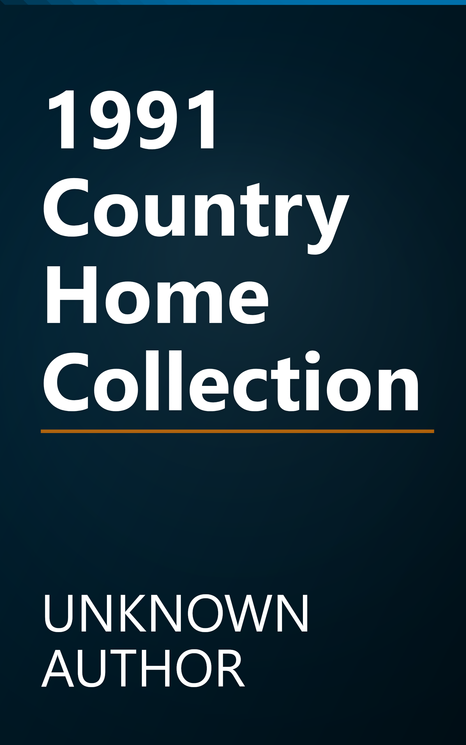1991 Country Home Collection book cover