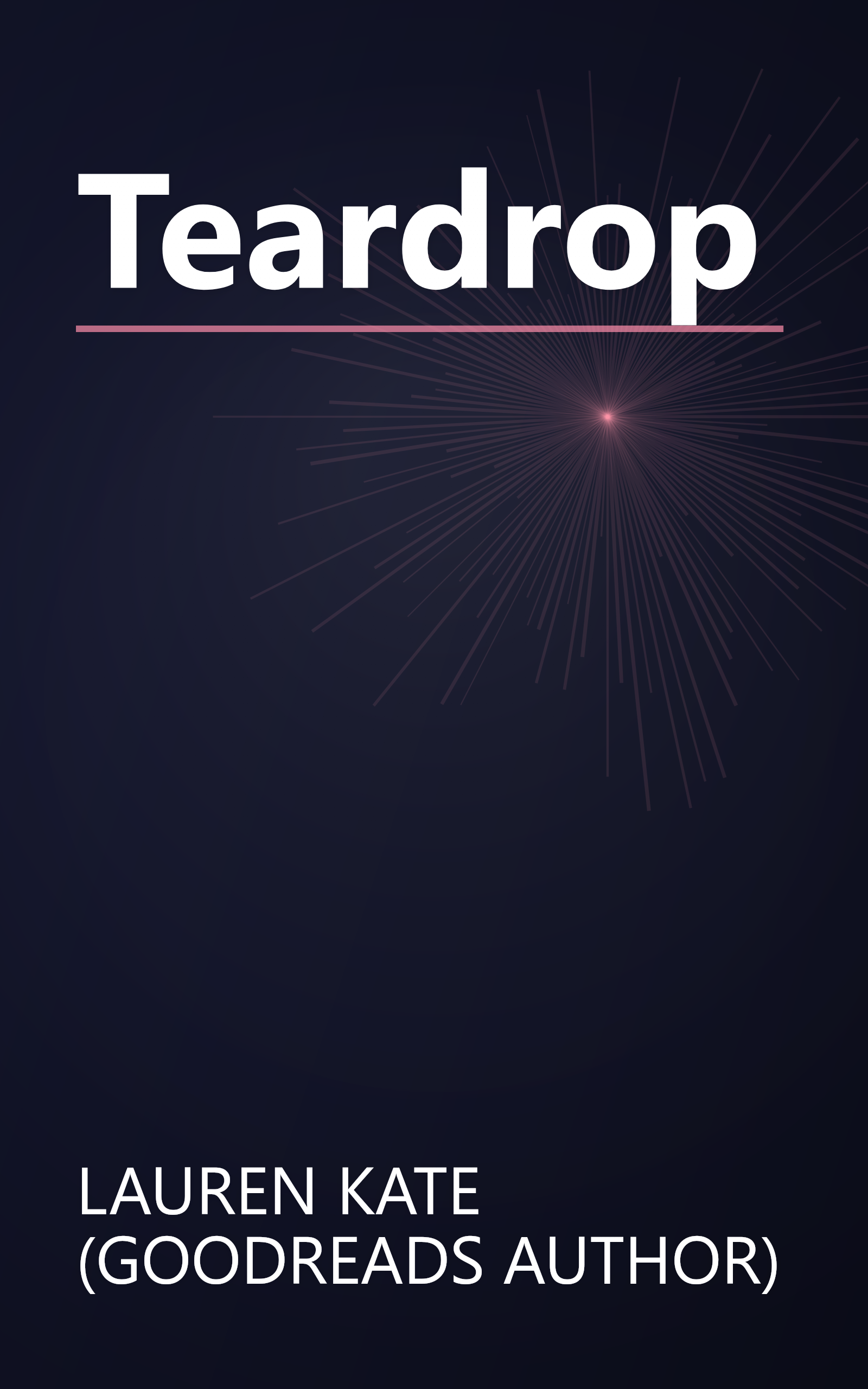 Teardrop book cover