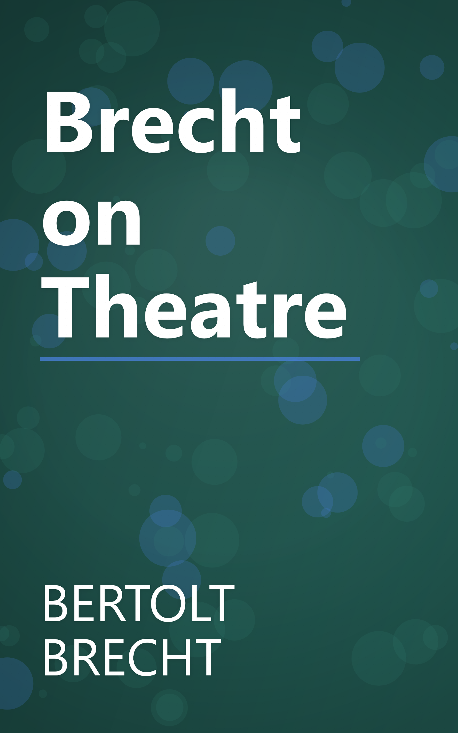 Brecht on Theatre book cover